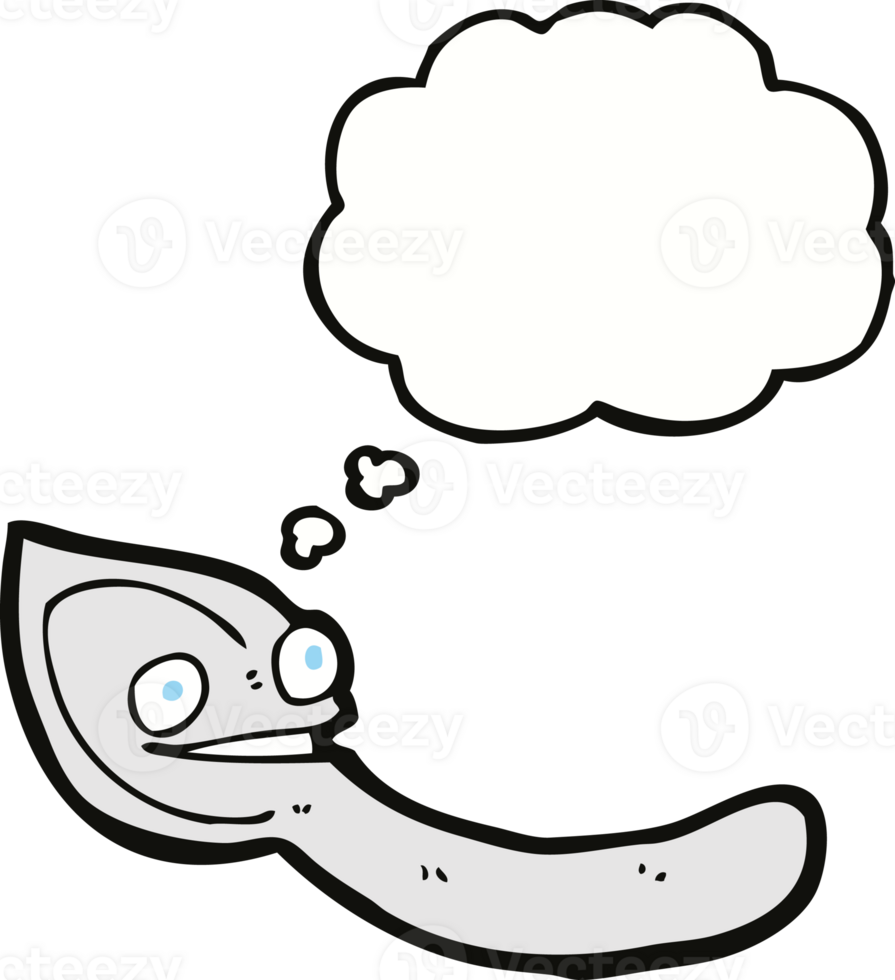 cuchara de dibujos animados con burbujas de pensamiento 45247110 PNG