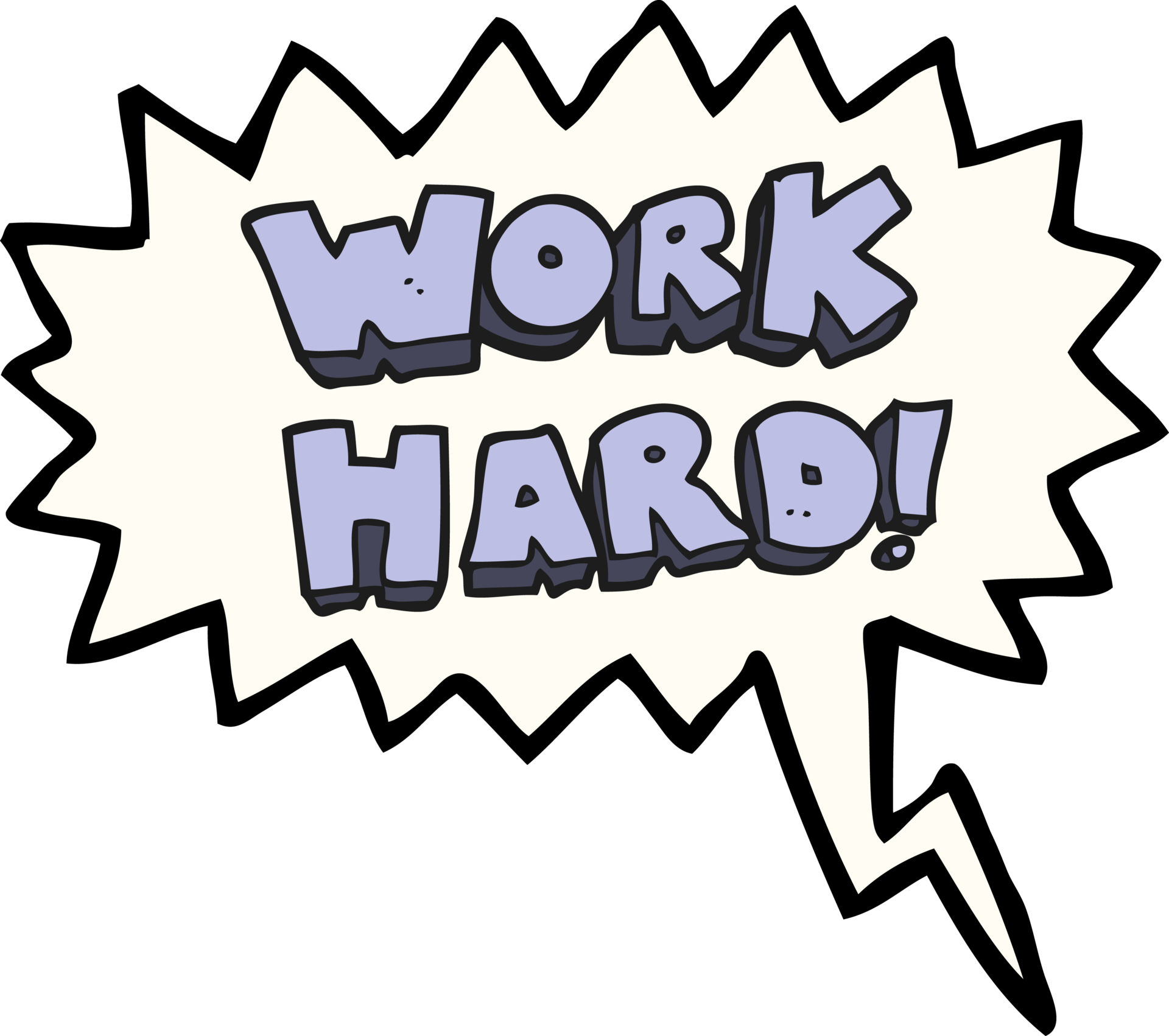 hand drawn speech bubble cartoon work hard symbol 45254598 PNG hand drawn speech bubble cartoon work hard symbol 45254598 PNG