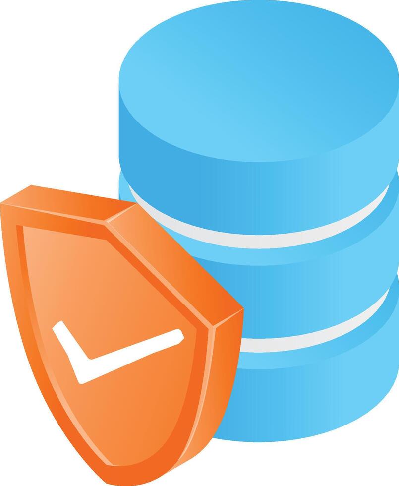 Server database with shield security 45255437 Vector Art at Vecteezy
