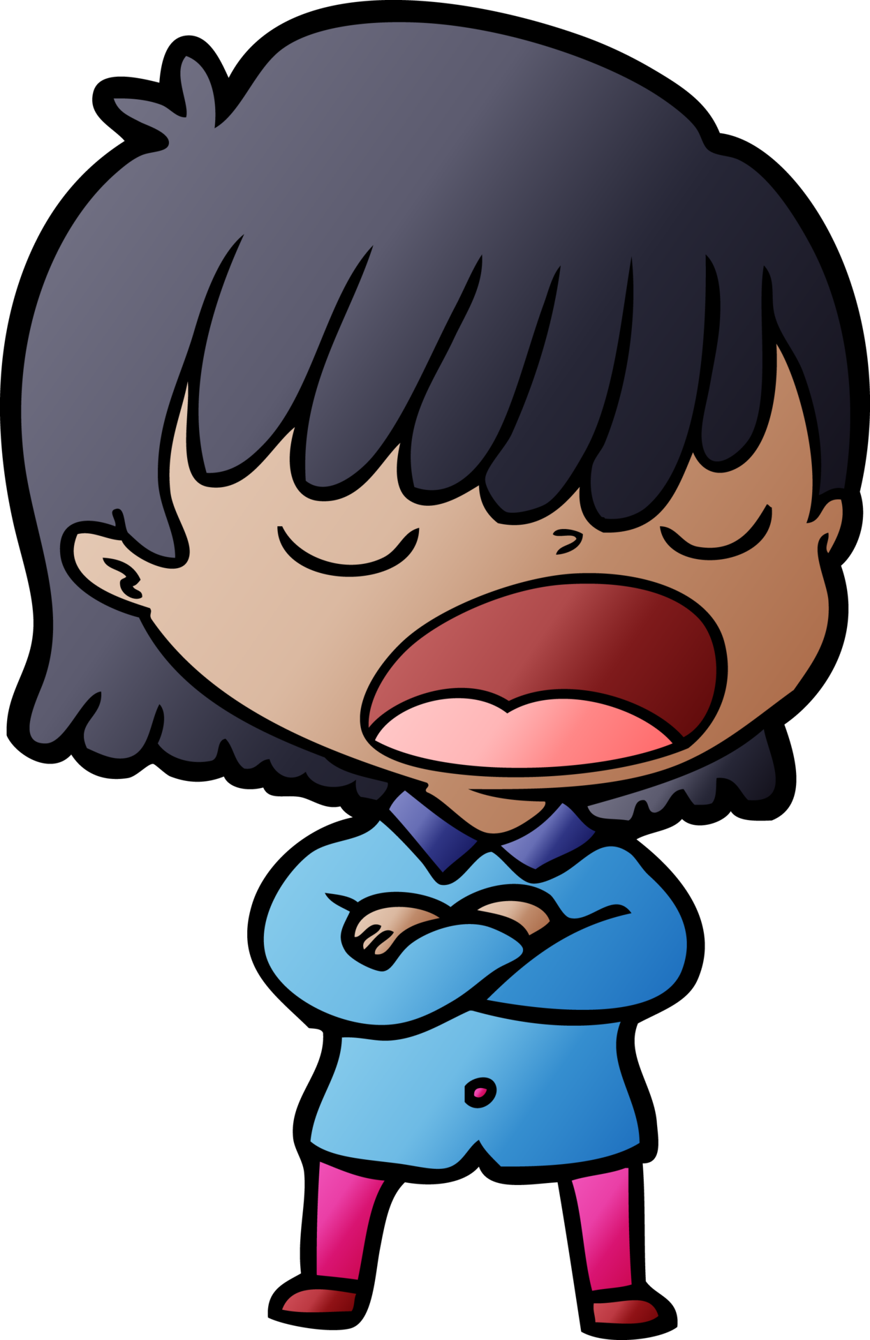 femme de bande dessinée parlant fort 45258358 PNG femme de bande dessinée parlant fort 45258358 PNG