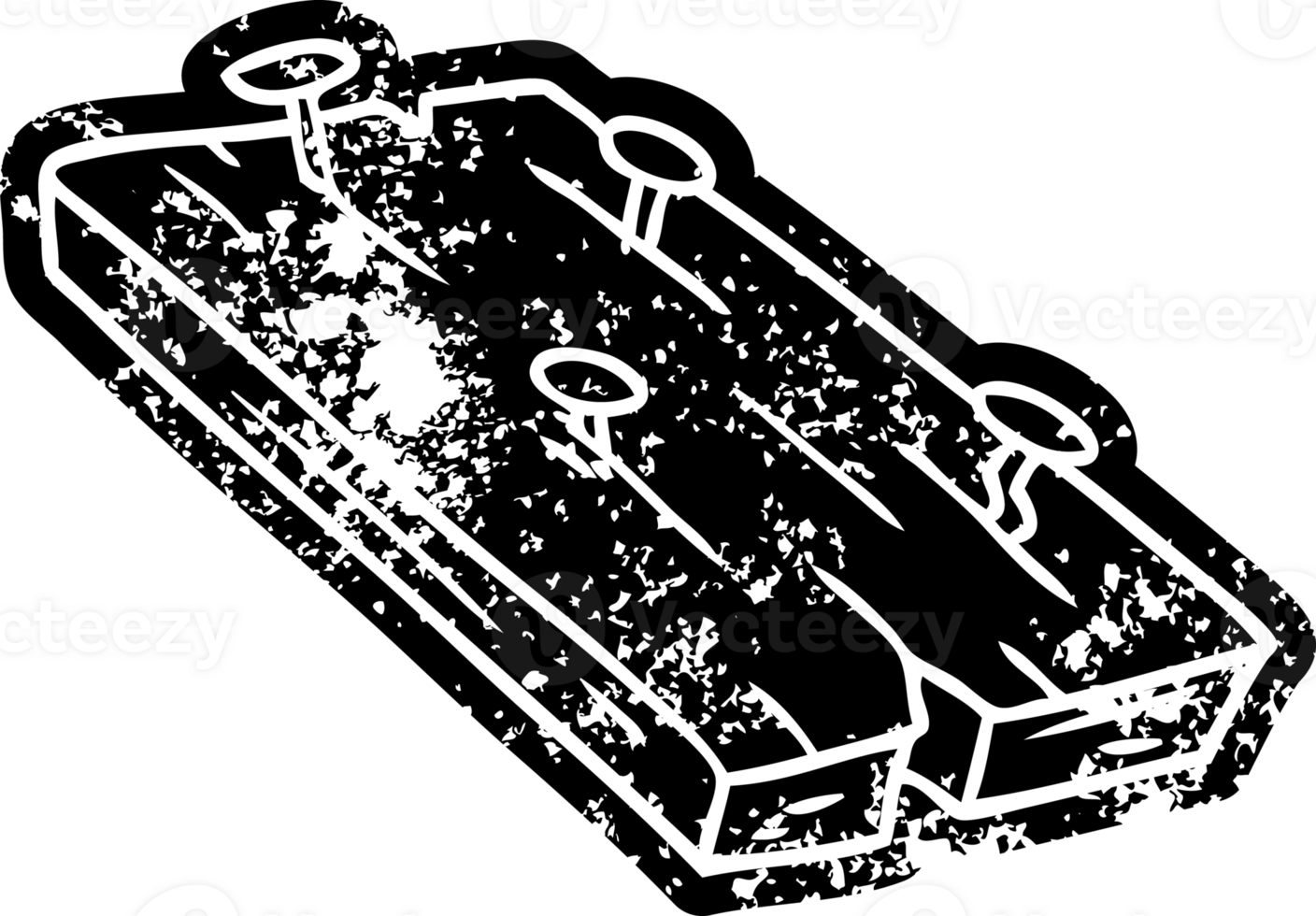 Icono Grunge Dibujo De Clavos En Un Tablero 45271223 Png