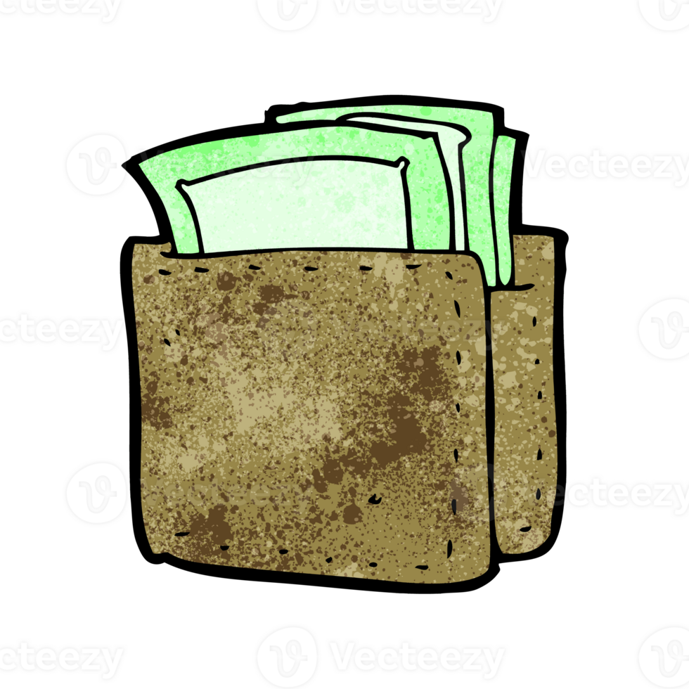 cartoon wallet full of cash 45271396 PNG cartoon wallet full of cash 45271396 PNG