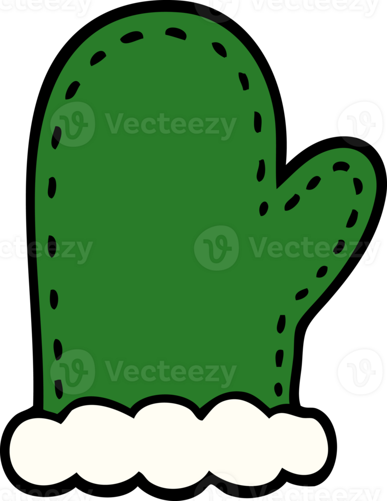 Cartoon Doodle Oven Mitts 45271915 Png