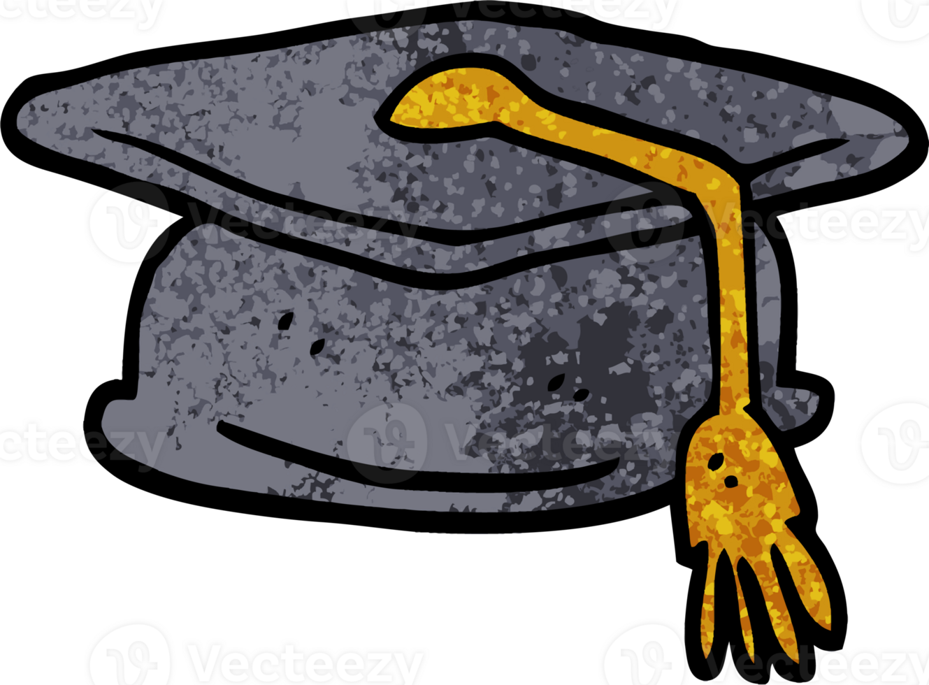 grunge textured illustration cartoon graduation hat 45285077 PNG grunge textured illustration cartoon graduation hat 45285077 PNG