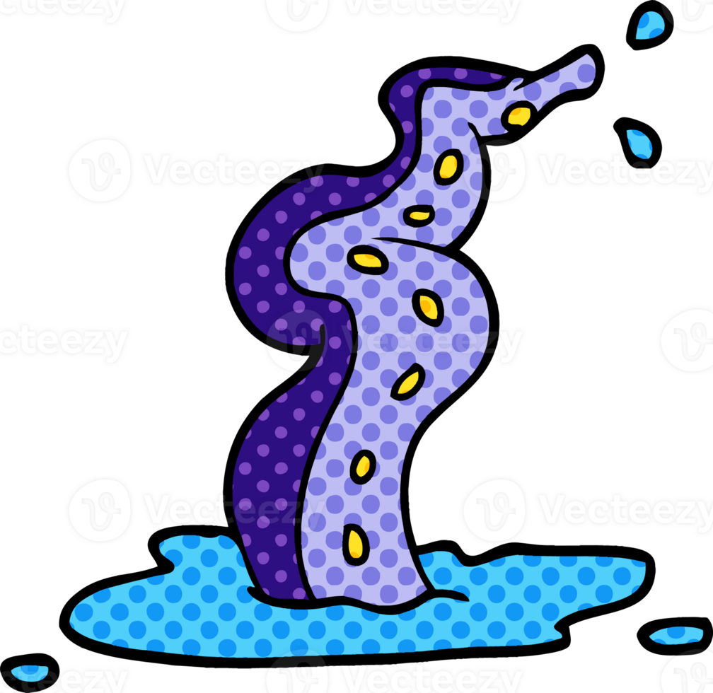 Cartoon Doodle Spooky Tentacle 45288534 Png