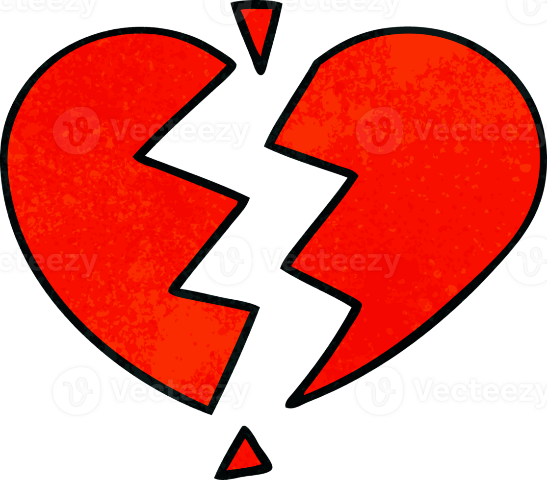 retro grunge texture cartoon broken heart 45291426 PNG retro grunge texture cartoon broken heart 45291426 PNG
