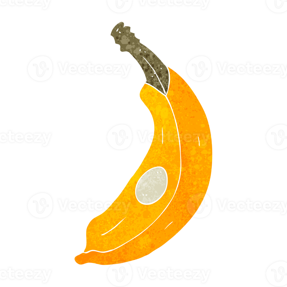 Retro Cartoon Banana 45295446 Png