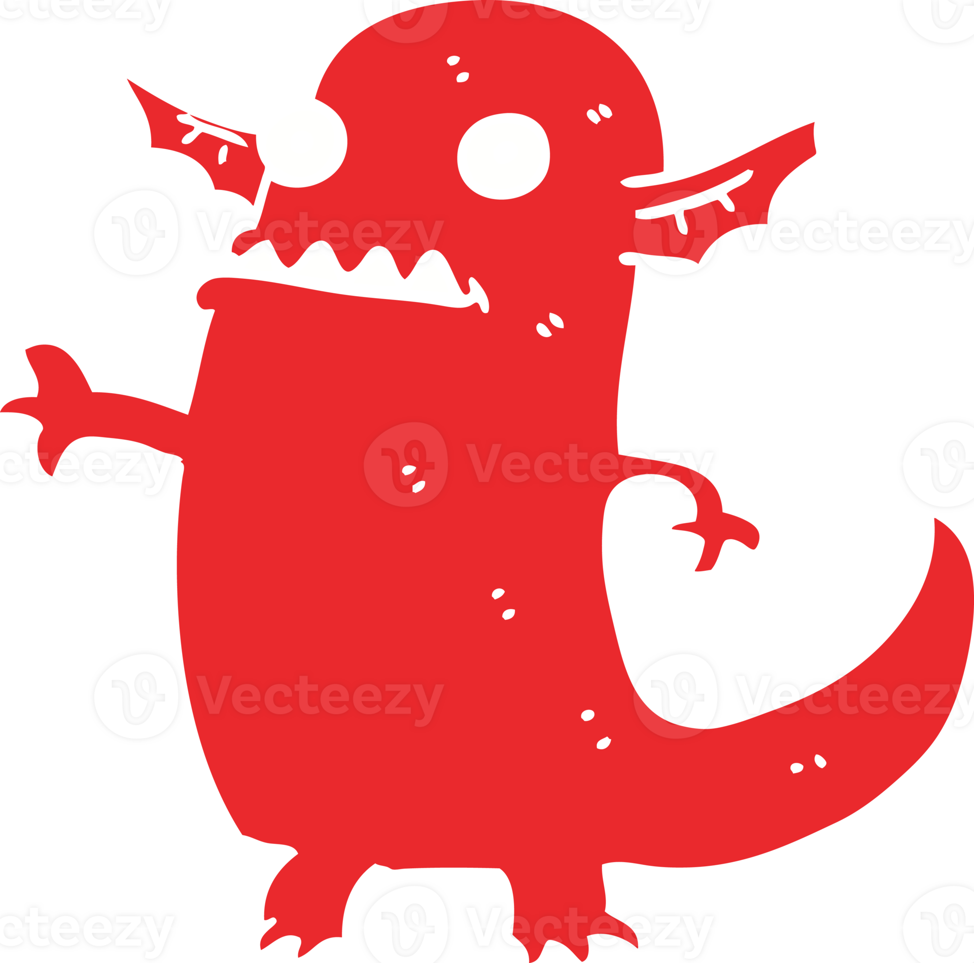 Flat Color Style Cartoon Halloween Monster 45296787 Png