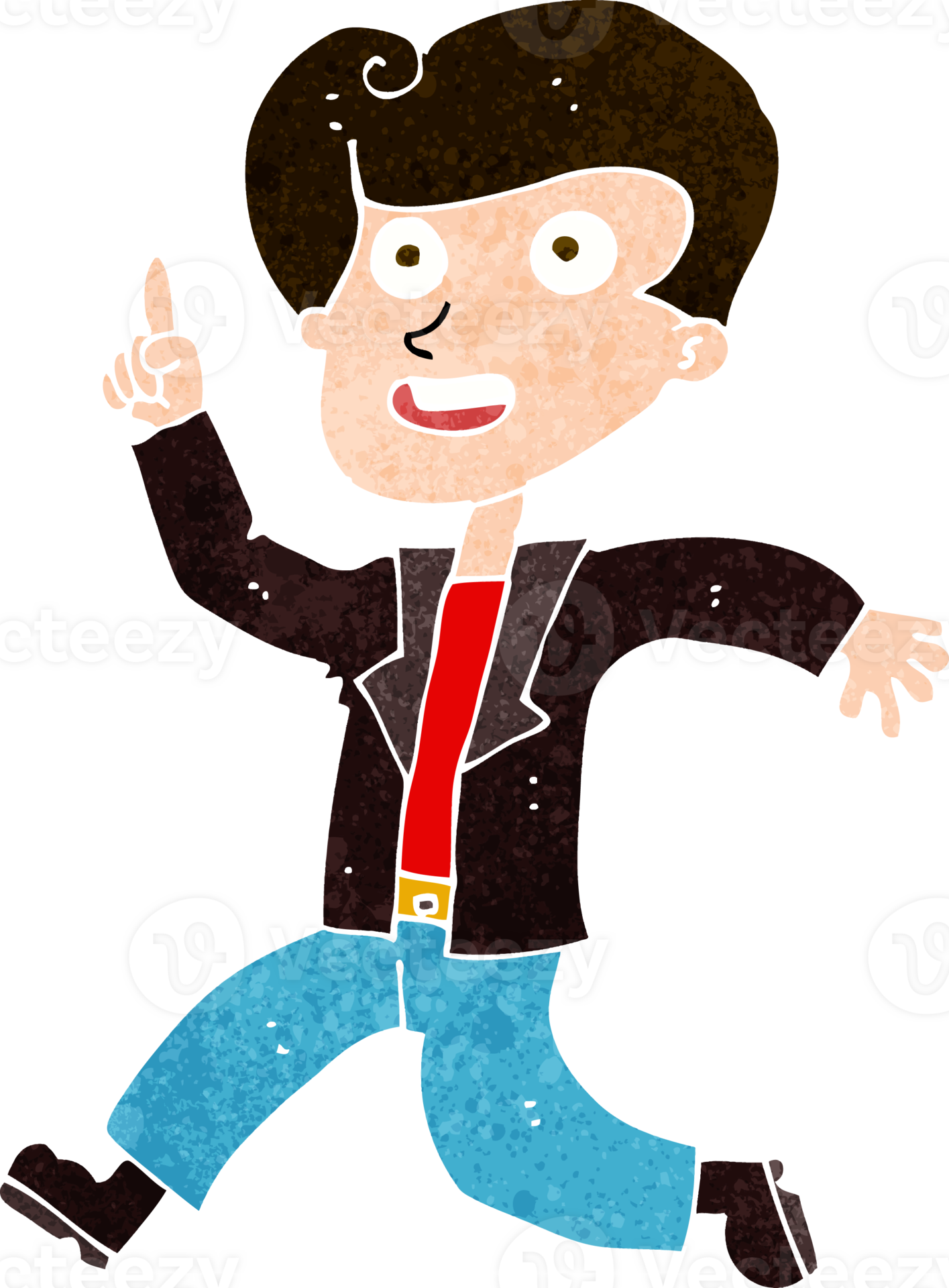 cartoon man with great idea 45299590 PNG