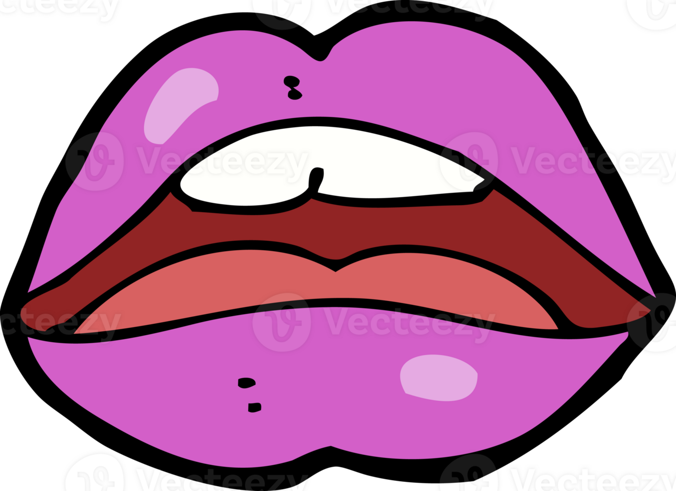 Símbolo De Dibujos Animados De Boca De Halloween 45304858 Png