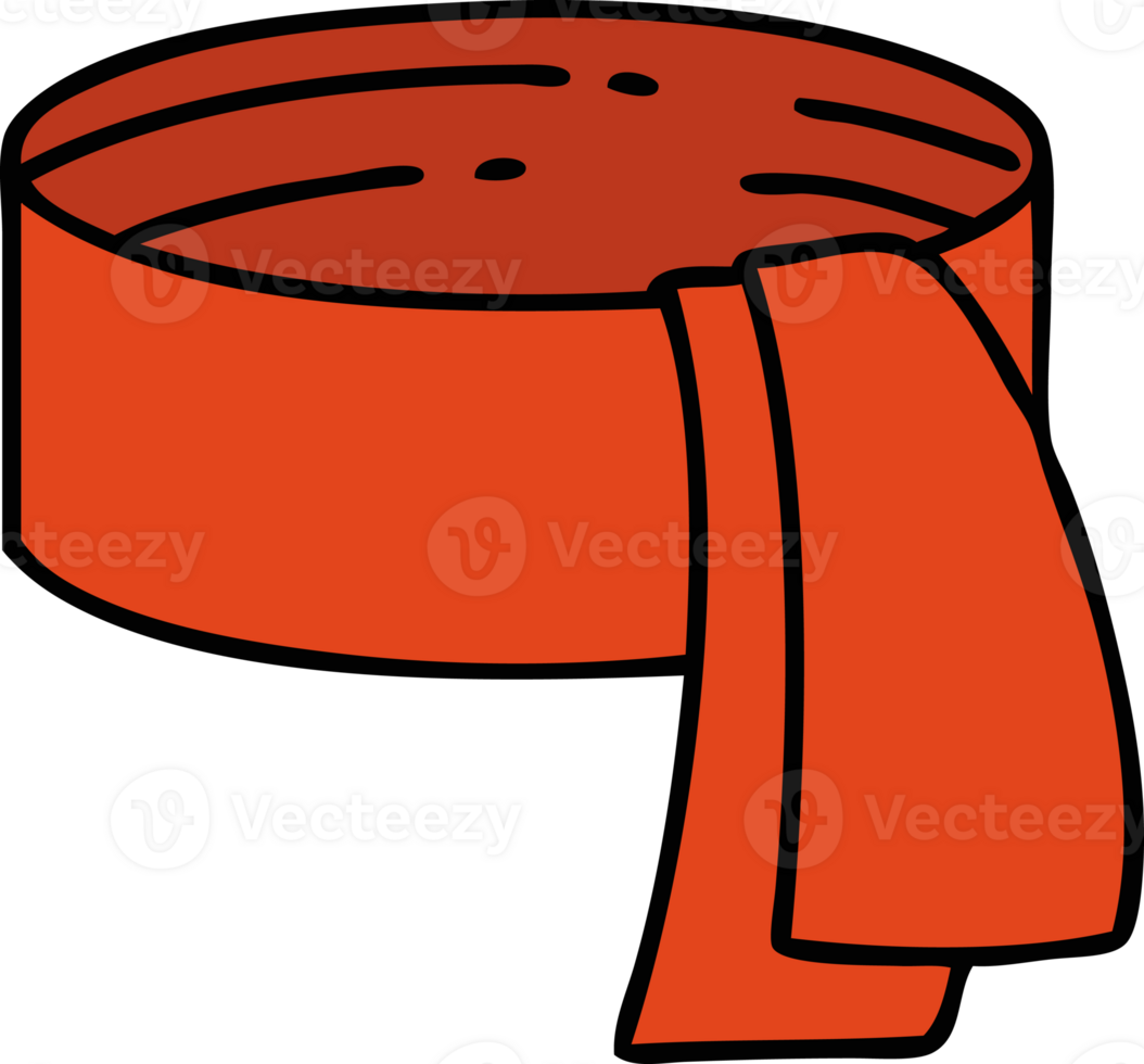 Cartoon Of A Big Old Winter Scarf 45304864 Png