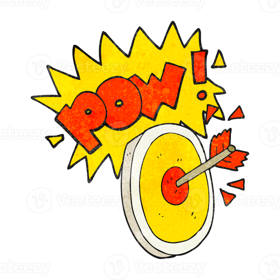 textured cartoon arrow hitting target 45306816 PNG textured cartoon arrow hitting target 45306816 PNG