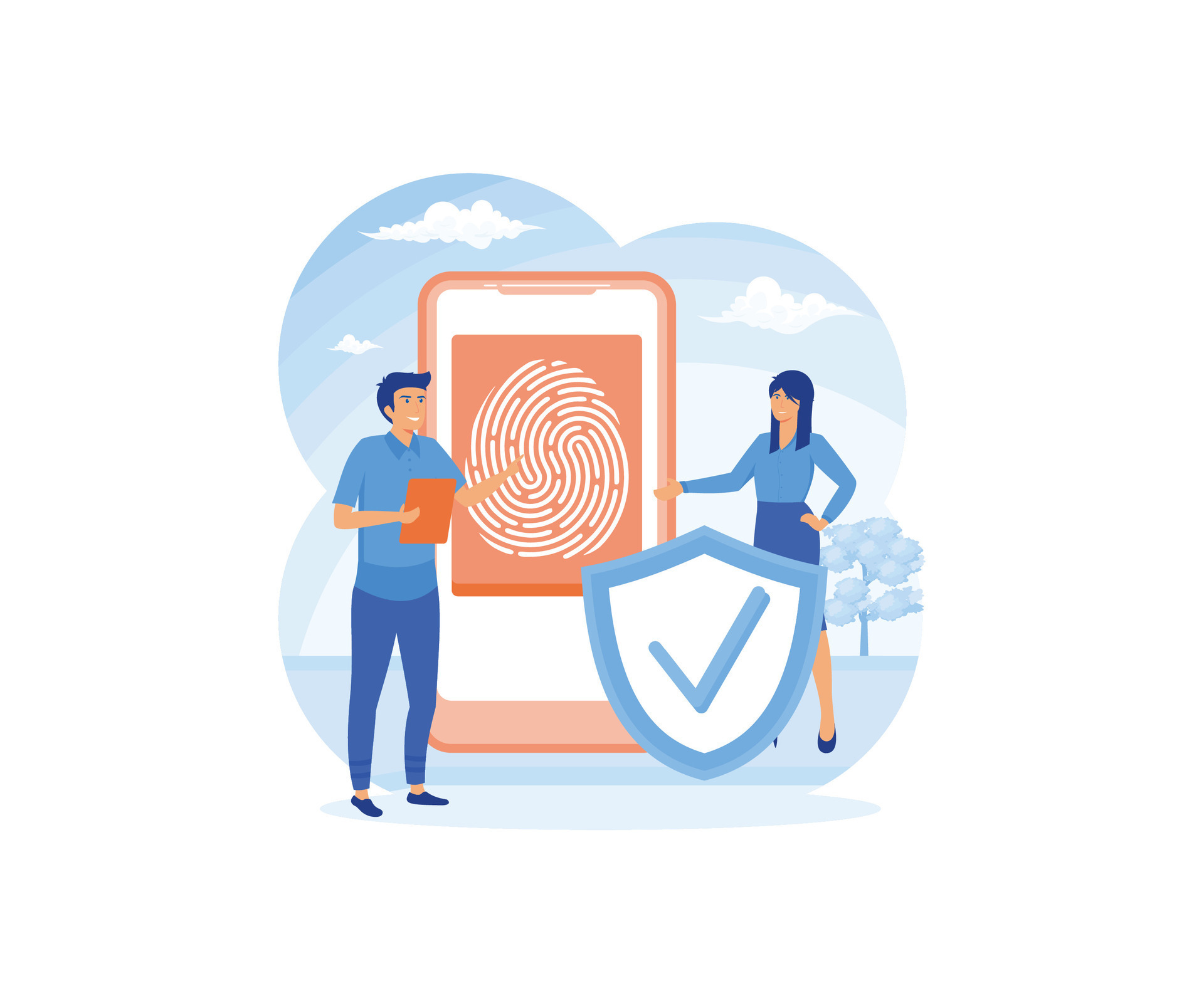 Biometric Authentication Concept Privacy And Recognition Biometric Access Control Fingerprint