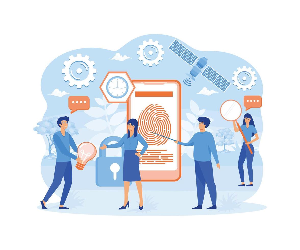 Finger Authentication Fingerprint Screening Security System Fraud Detection Biometric Access