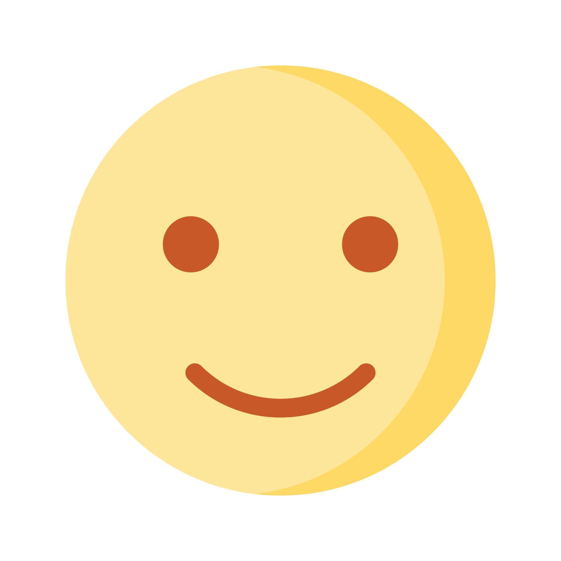 Grab this carefully crafted icon of happy emoji, ready for premium use ...