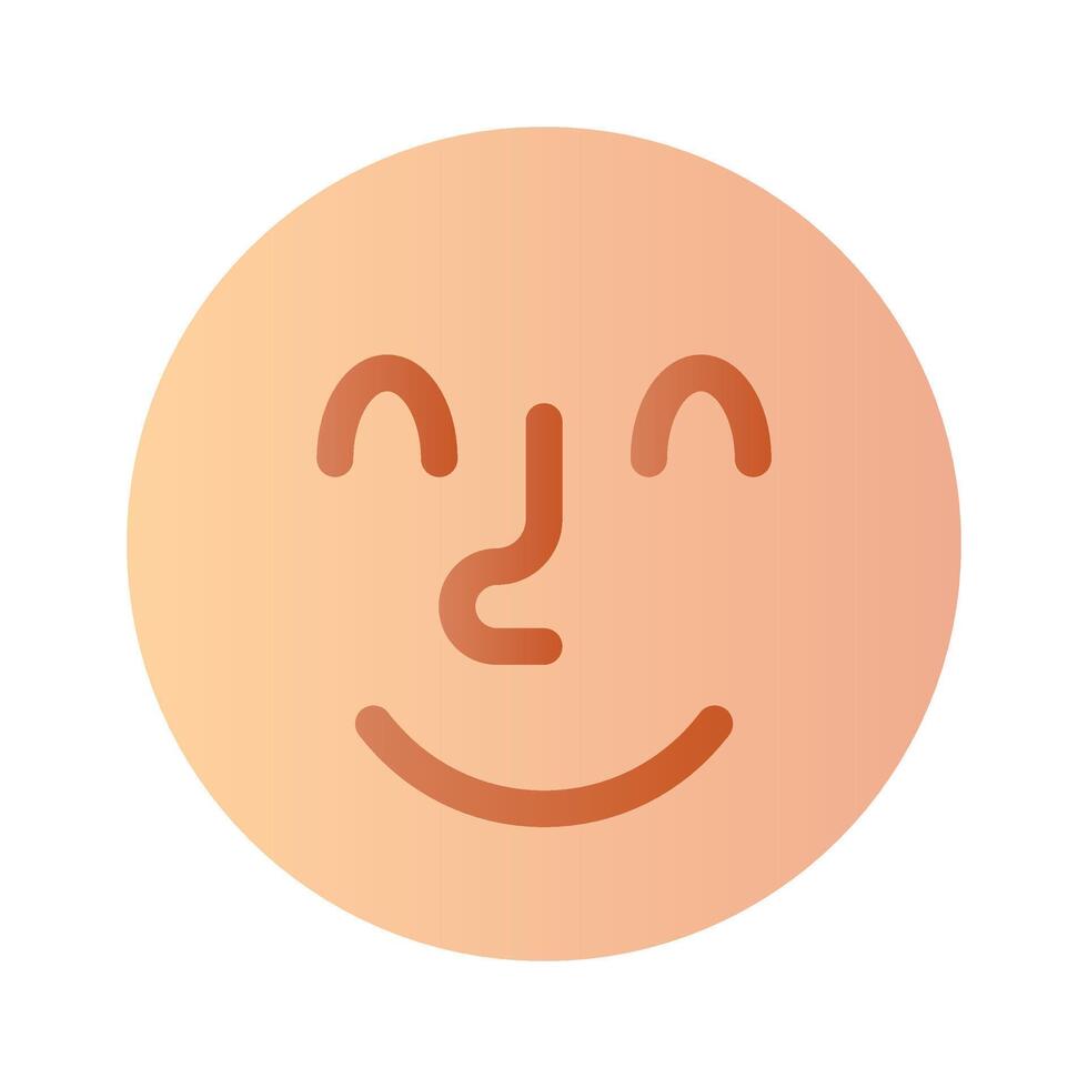 Grab this carefully crafted icon of happy emoji, ready for premium use ...