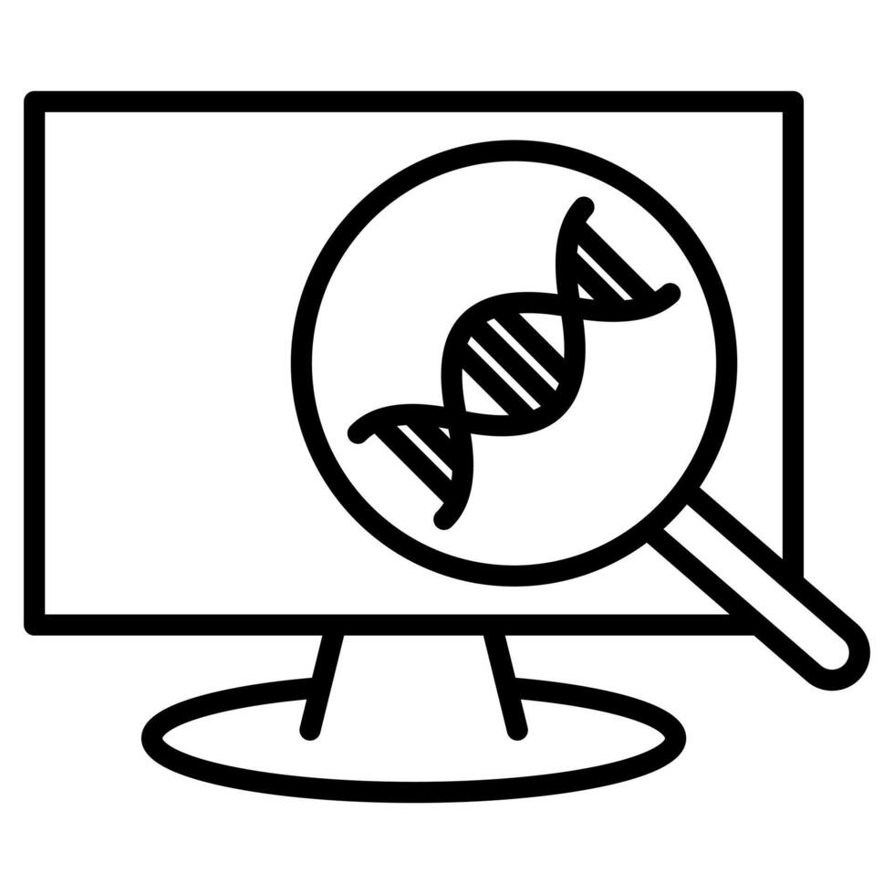 Biomarker Monitoring Icon Line Illustration 45346721 Vector Art At Vecteezy