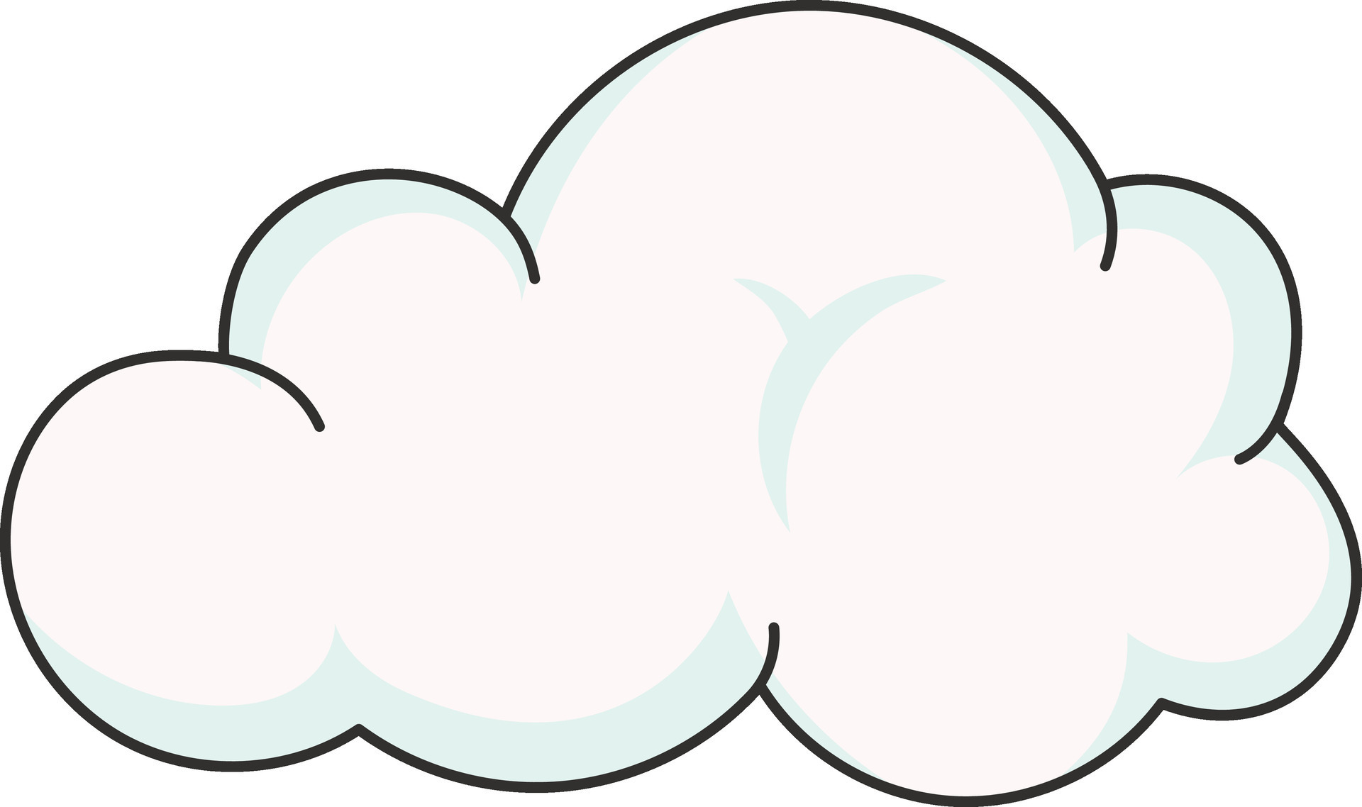Cartoon White Clouds Isolated on White Background. 45347304 Vector Art at Vecteezy