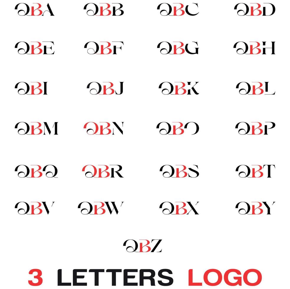 Creative 3 letter logo design,QBA,QBB,QBC,QBD,QBE,QBF,QBG,QBH,QBI,QBJ ... Creative 3 letter logo design,QBA,QBB,QBC,QBD,QBE,QBF,QBG,QBH,QBI,QBJ ...
