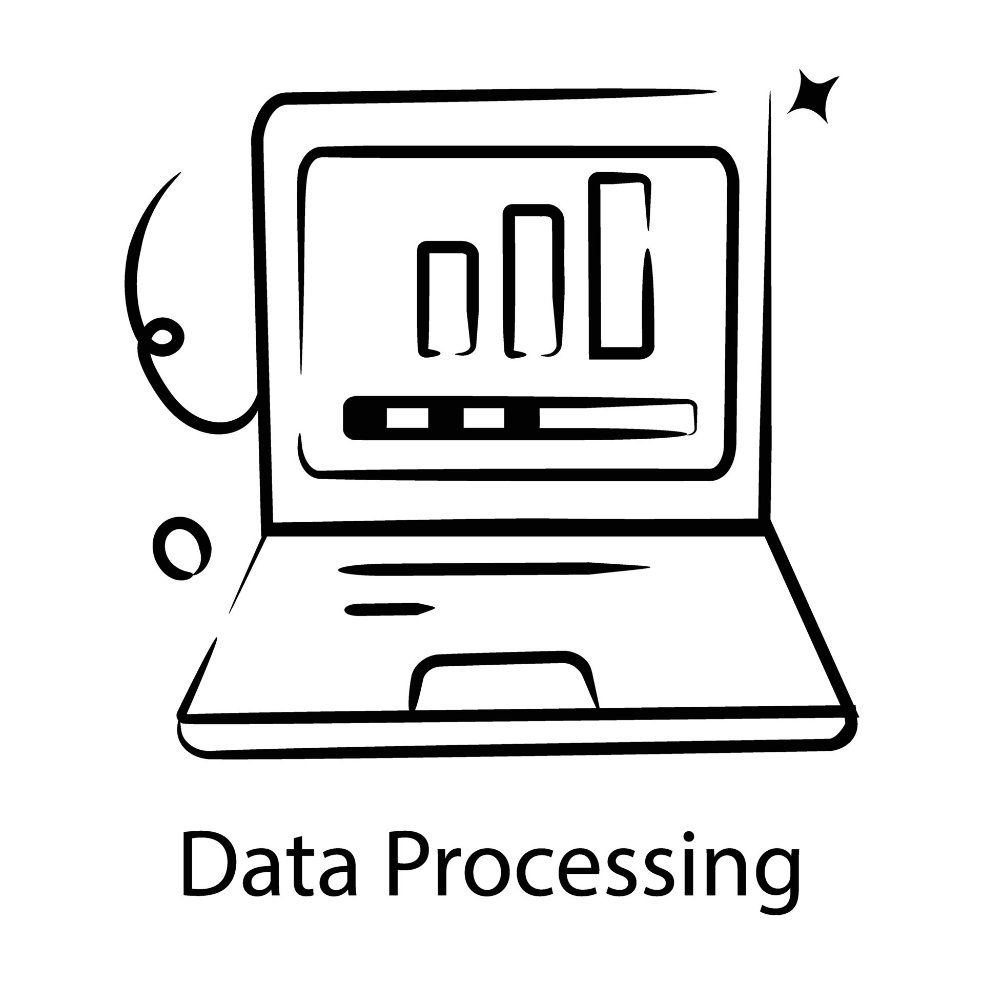 Trendy Data Processing 45353282 Vector Art at Vecteezy