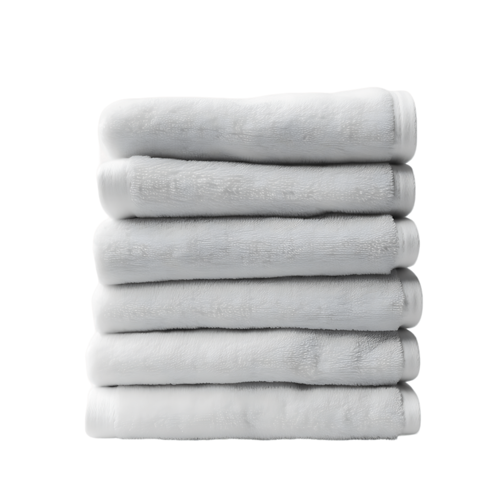 Heavenly White Stacks Pile of Heavenly Towels 45355440 PNG
