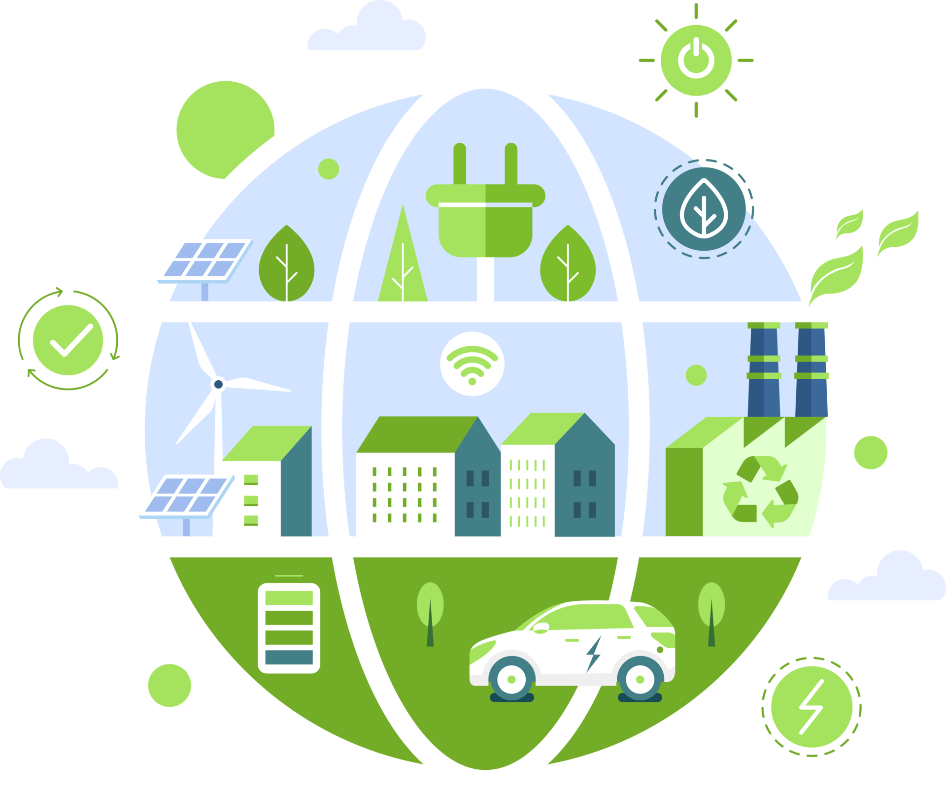 Sustainable cities illustration 45356276 PNG Sustainable cities illustration 45356276 PNG