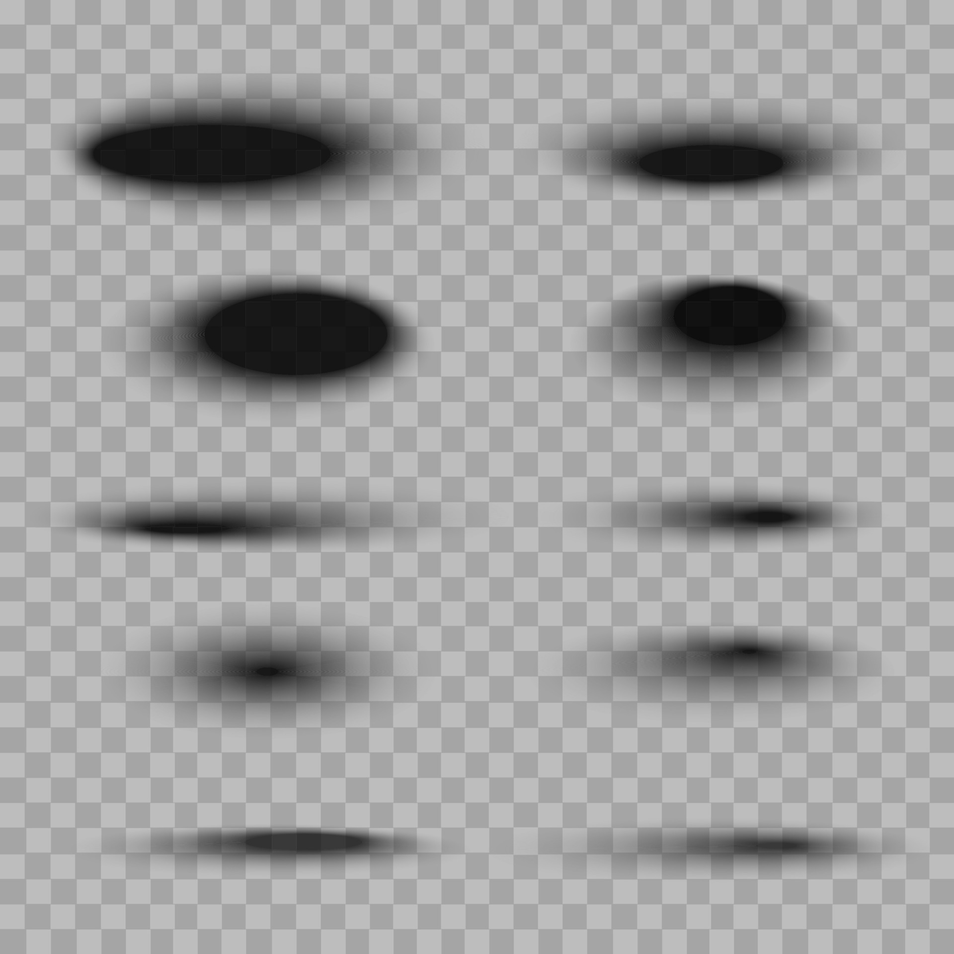 Set shadows. Falling shadow from objects. Shadow overlay for graphics ...