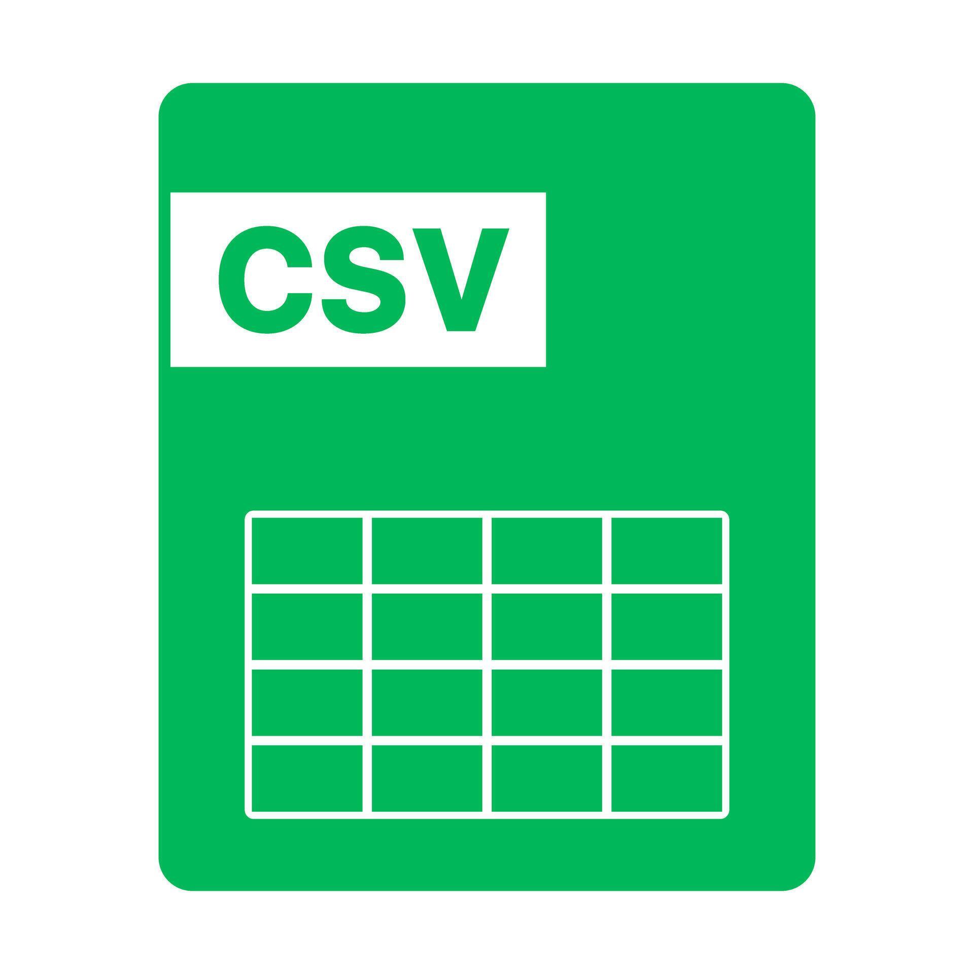 CSV file icon. CSV data. 45364486 Vector Art at Vecteezy CSV file icon. CSV data. 45364486 Vector Art at Vecteezy