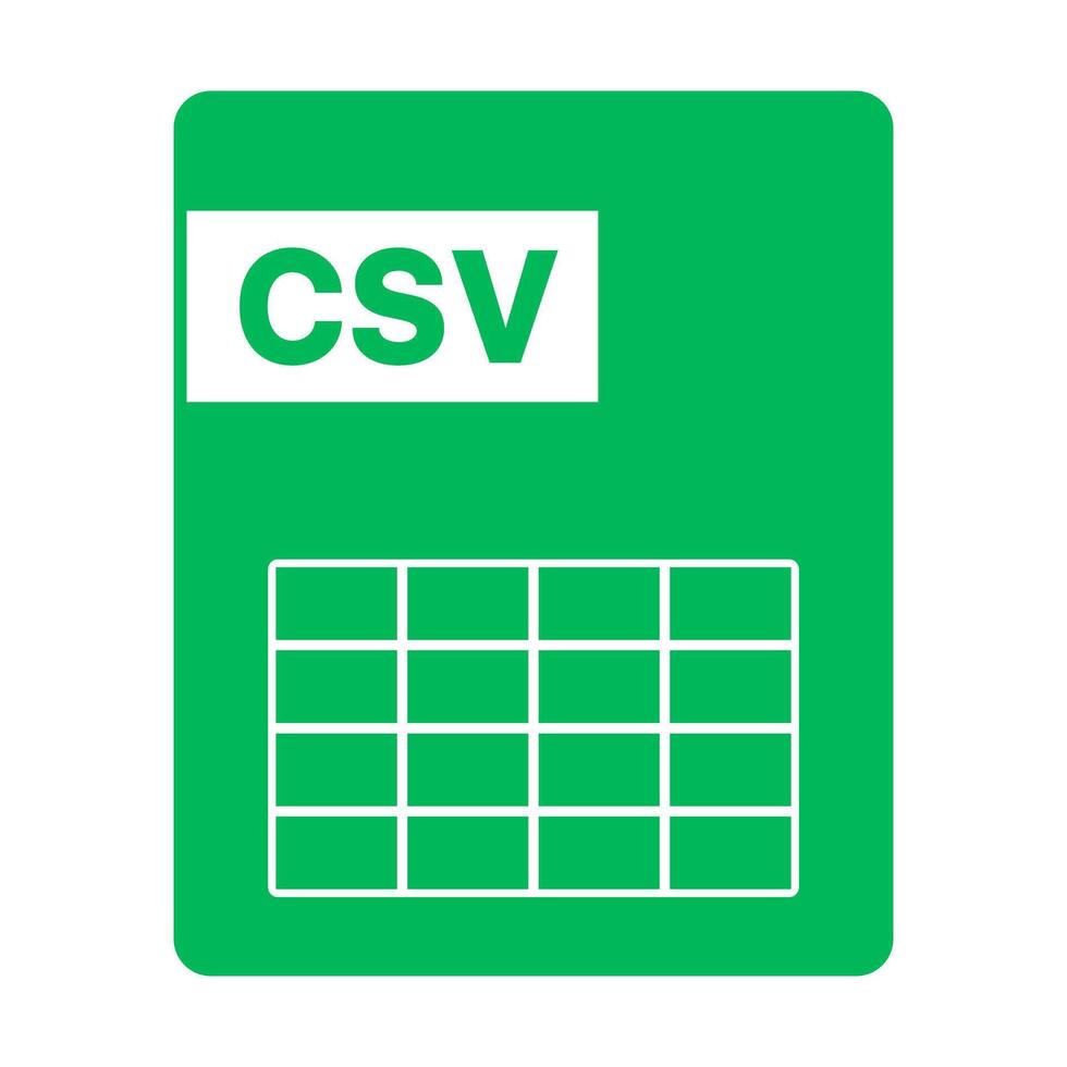 CSV file icon. CSV data. 45364486 Vector Art at Vecteezy CSV file icon. CSV data. 45364486 Vector Art at Vecteezy