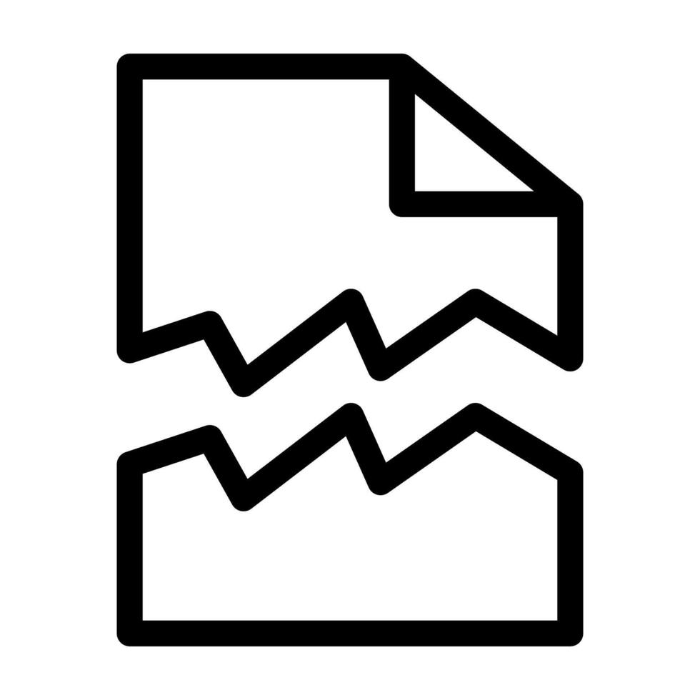 Corrupted file icon. Corrupted data. 45364632 Vector Art at Vecteezy