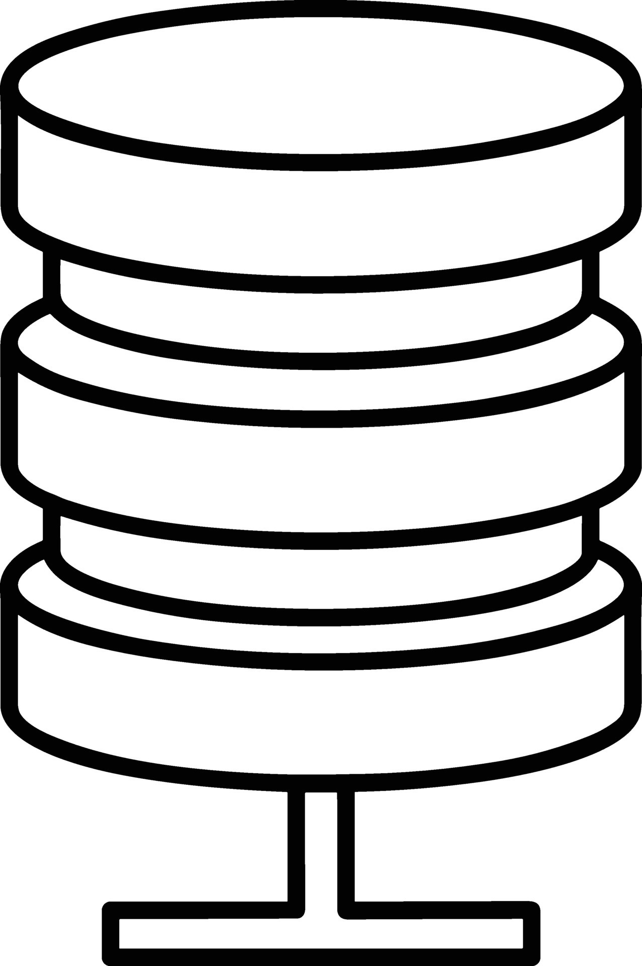 Storage data icon symbol image for database illustration 45366293 ...