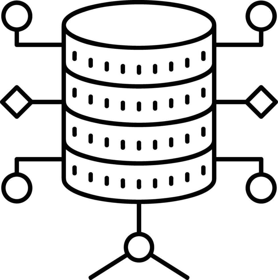 Storage data icon symbol image for database illustration 45366402 ...