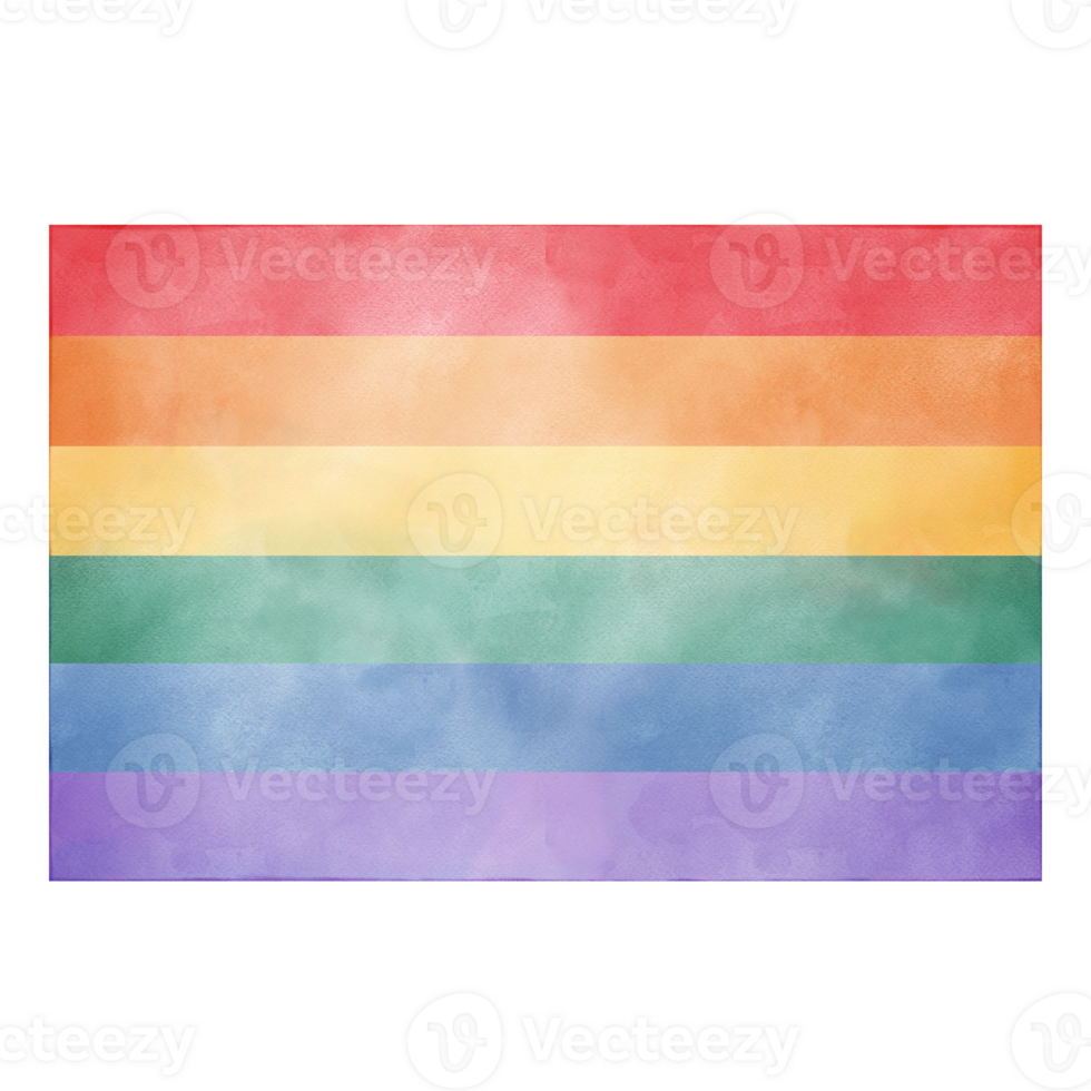 Illustration Of A Rainbow Pride Flag Pride Month Clipart 45367652 Png
