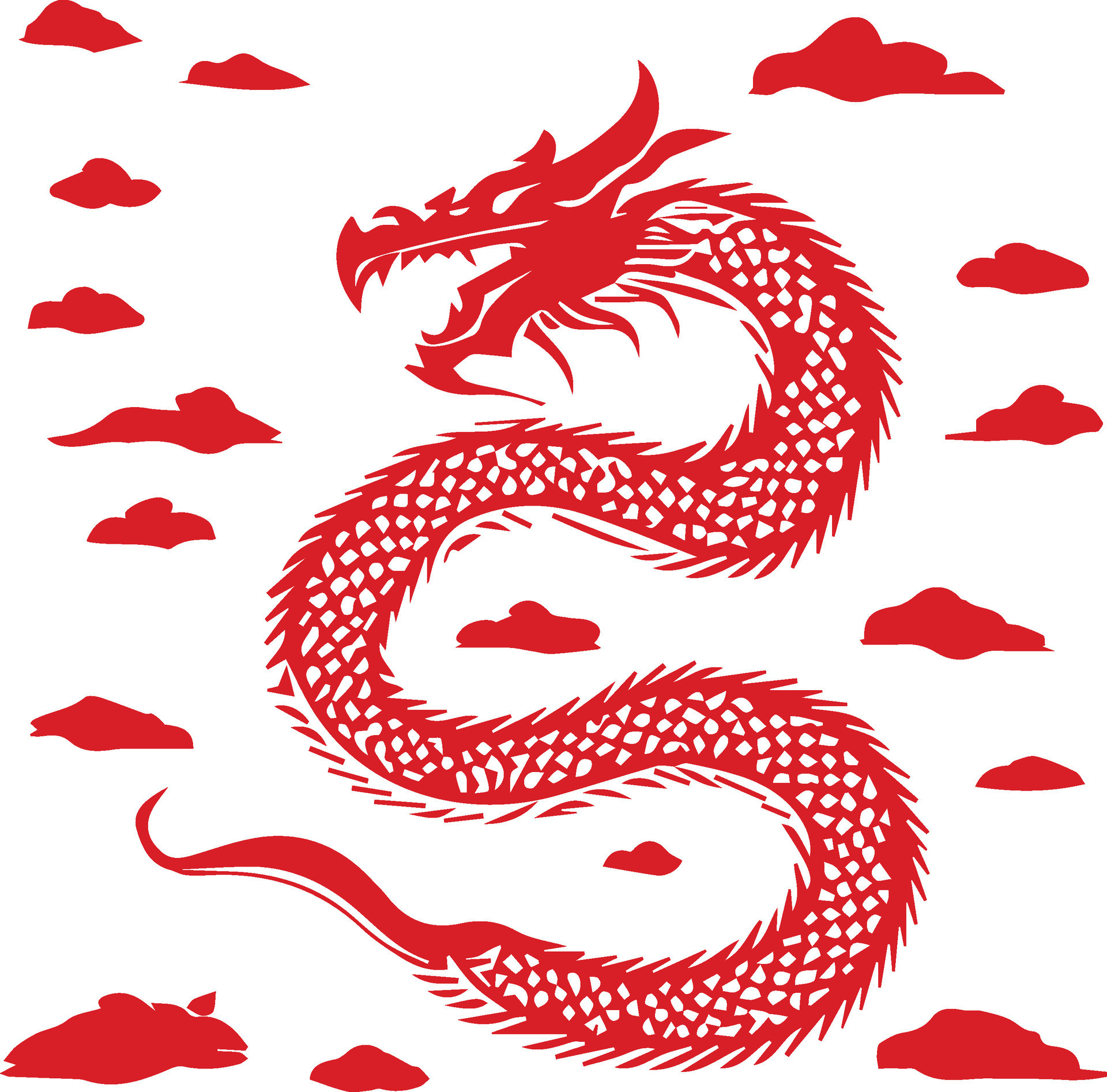 chinese dragon illustration 45373190 Vector Art at Vecteezy