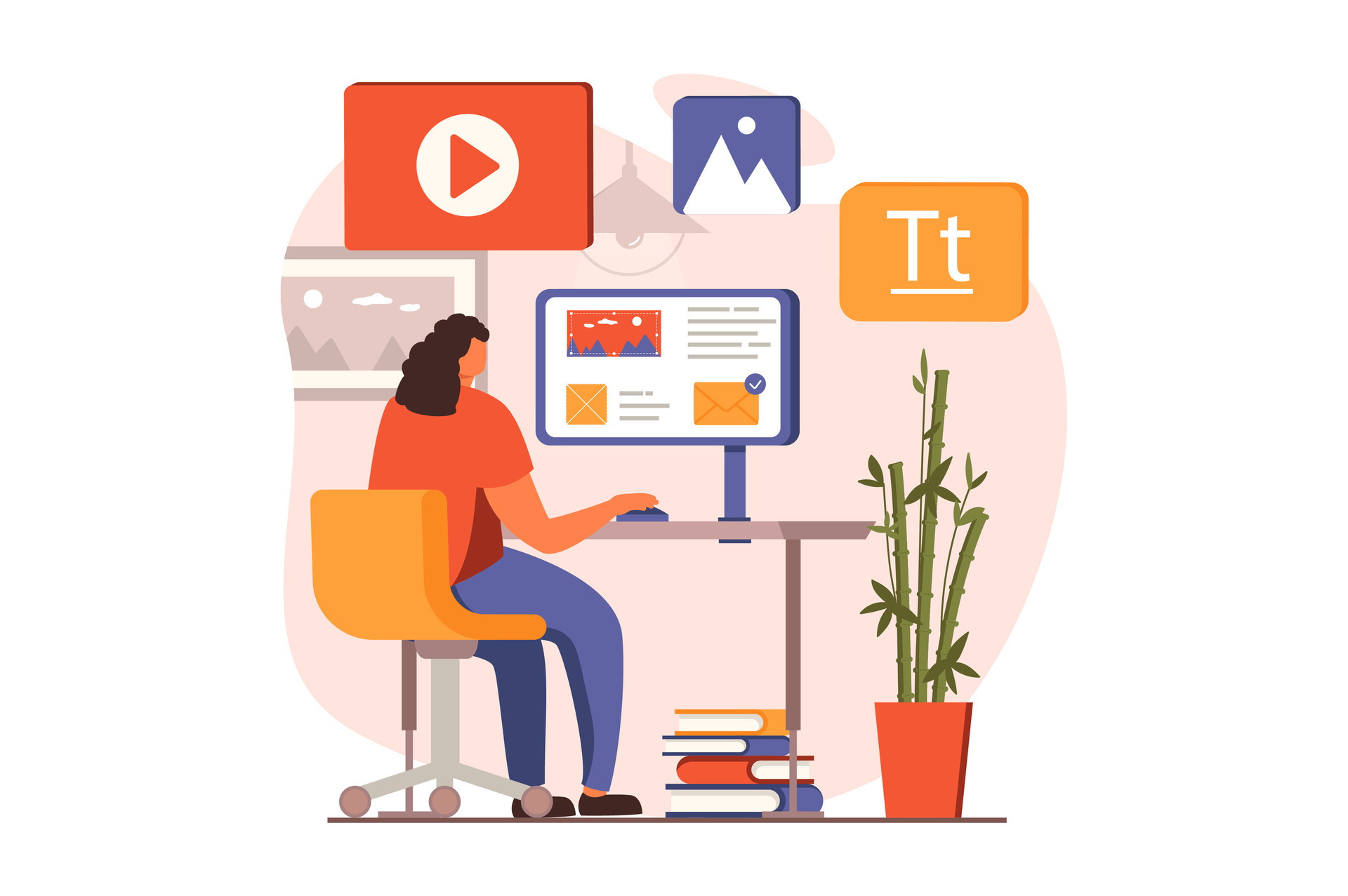 Ui and ux designers web concept in flat design. illustration 45374098 Vector Art at Vecteezy