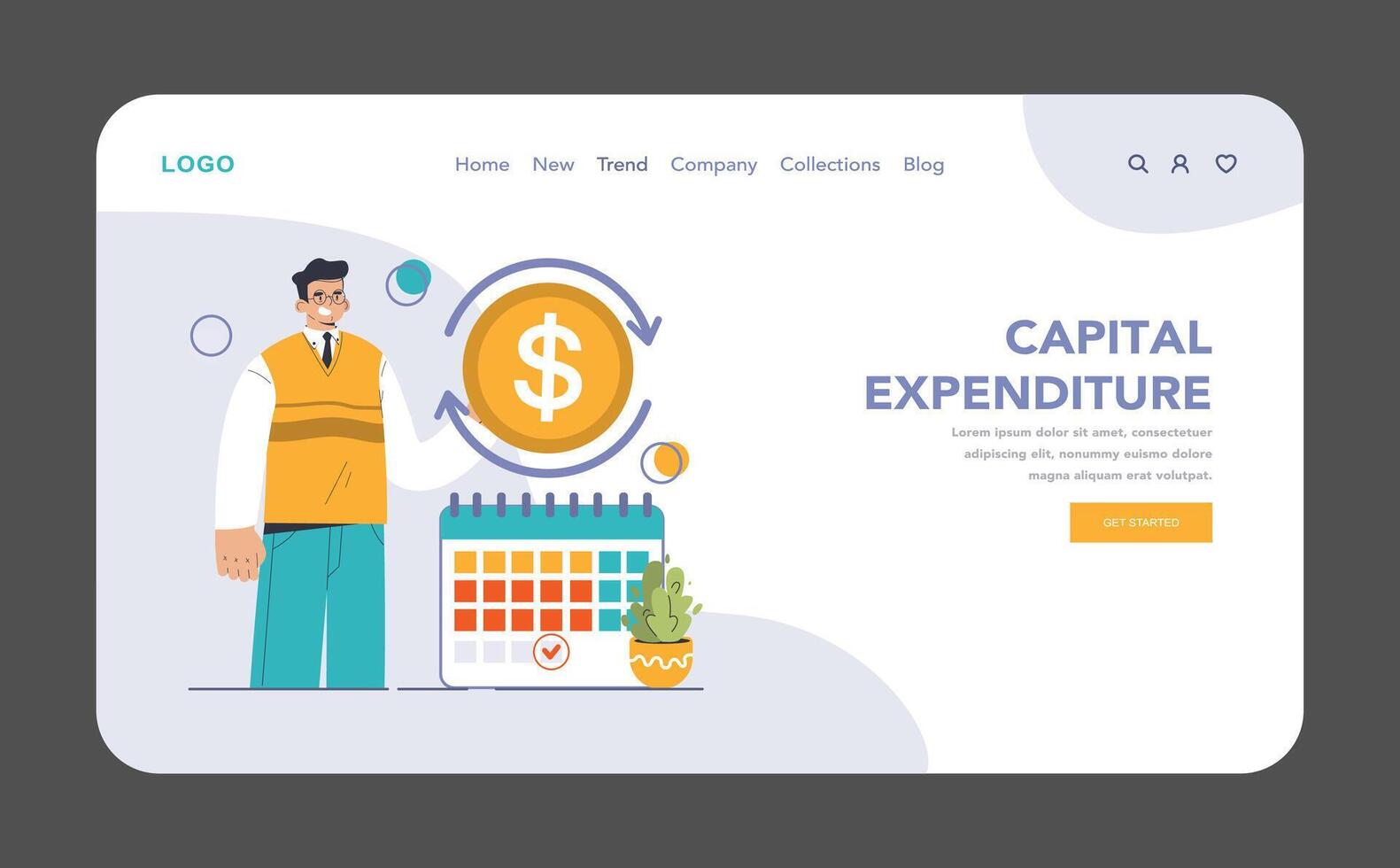 Amortization And Depreciation Calculating The Value For Business Assets 45374532 Vector Art At