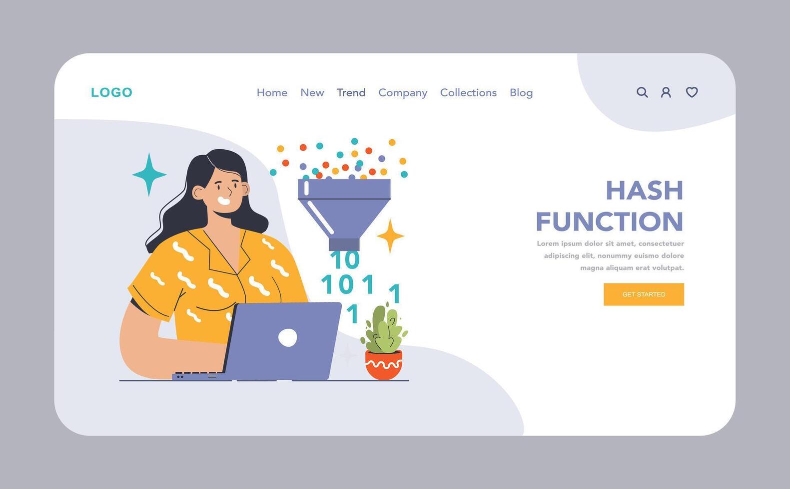 Data Encryption Web Or Landing Personal Information Internet Access 45375188 Vector Art At