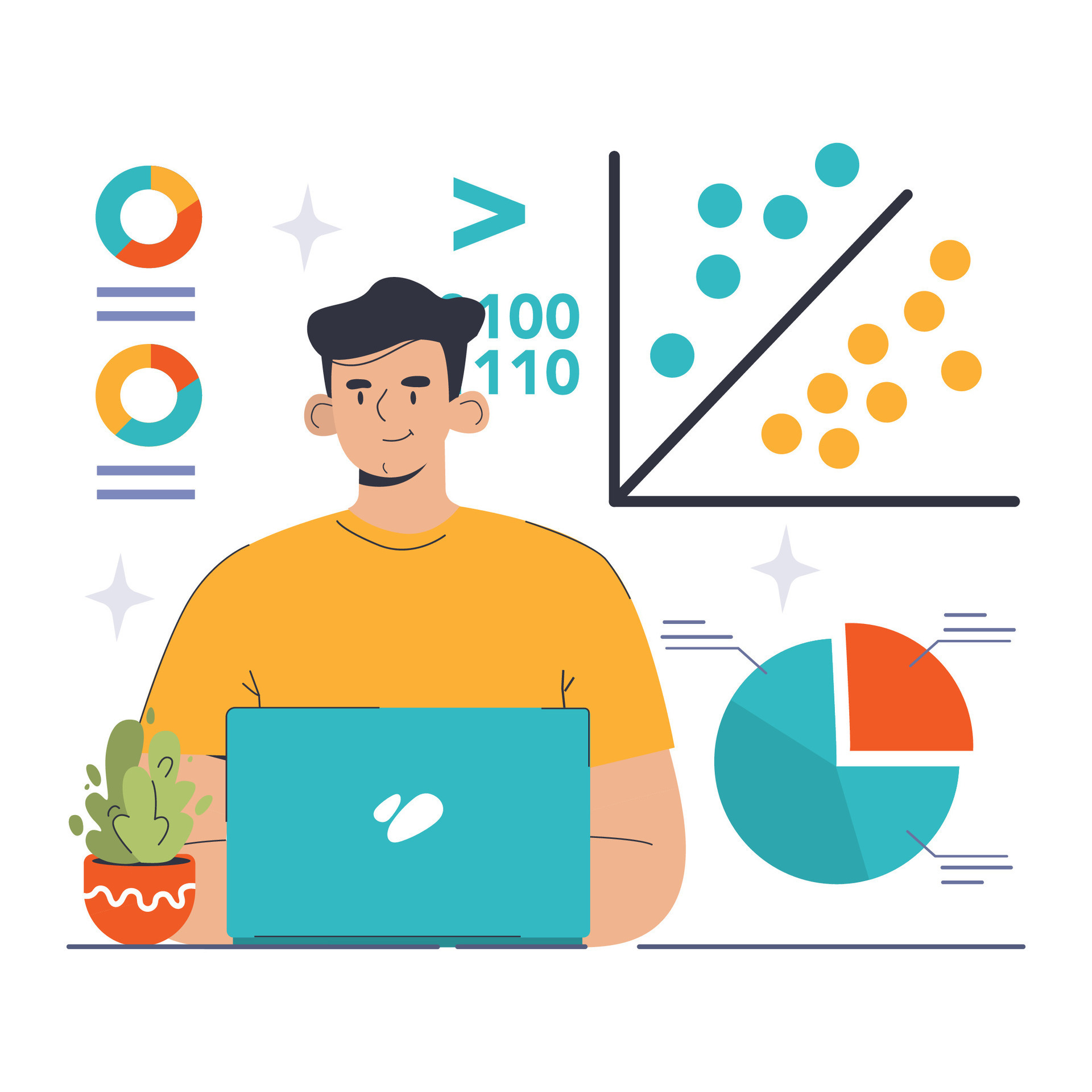 Supervised Learning concept. Flat illustration 45375230 Vector Art at ... Supervised Learning concept. Flat illustration 45375230 Vector Art at ...