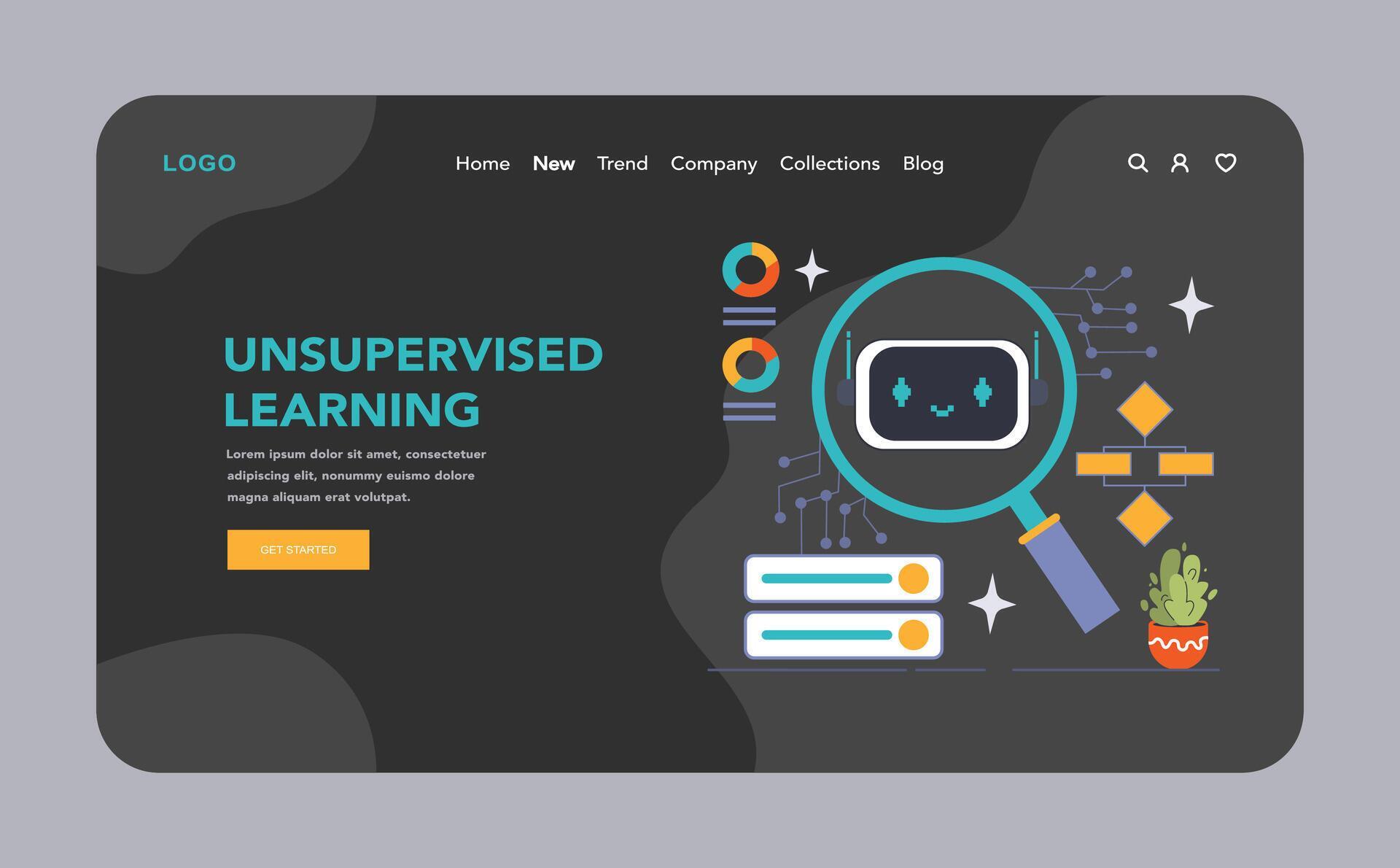 Unsupervised Learning concept. Flat illustration 45375246 Vector Art at ... Unsupervised Learning concept. Flat illustration 45375246 Vector Art at ...