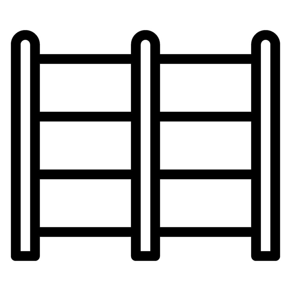 Fence Line Icon 45376545 Vector Art At Vecteezy