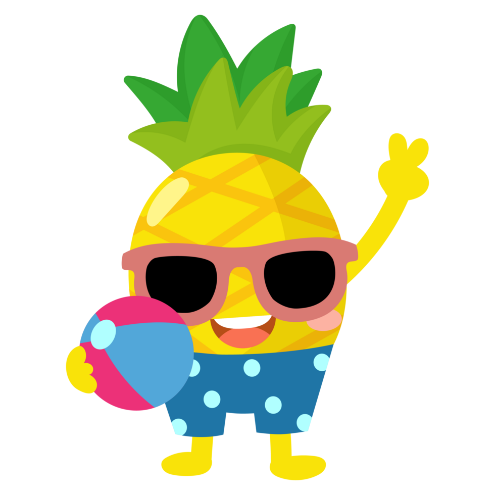 Summer Pineapple, fruit hello summer 45383933 PNG