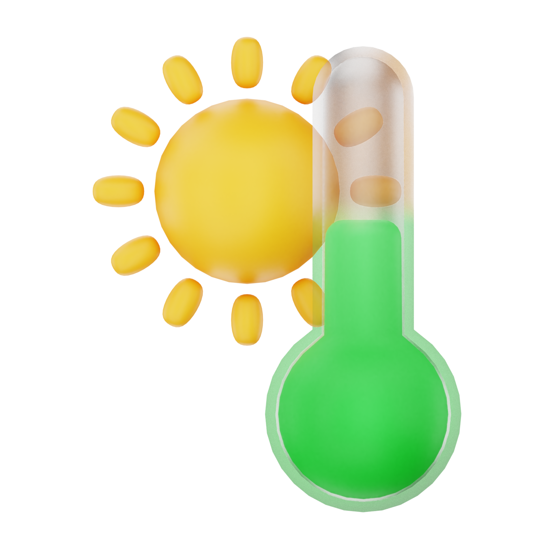 Normal Temperature 3d Render Weather Icons Set 45385776 Png