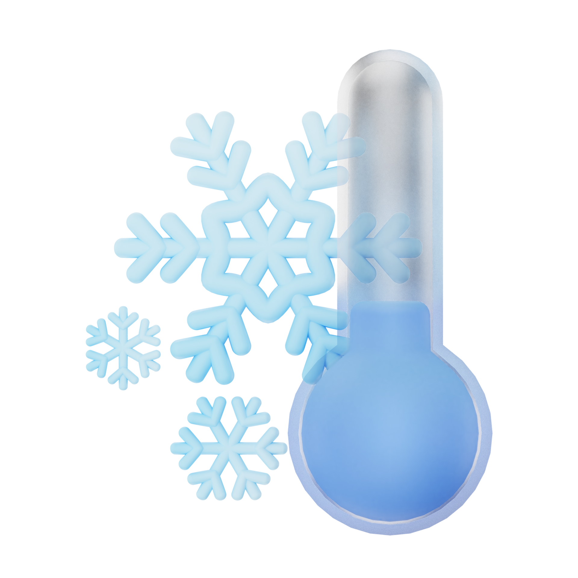 Cold Temperature 3d Render Weather Icons Set 45385777 Png