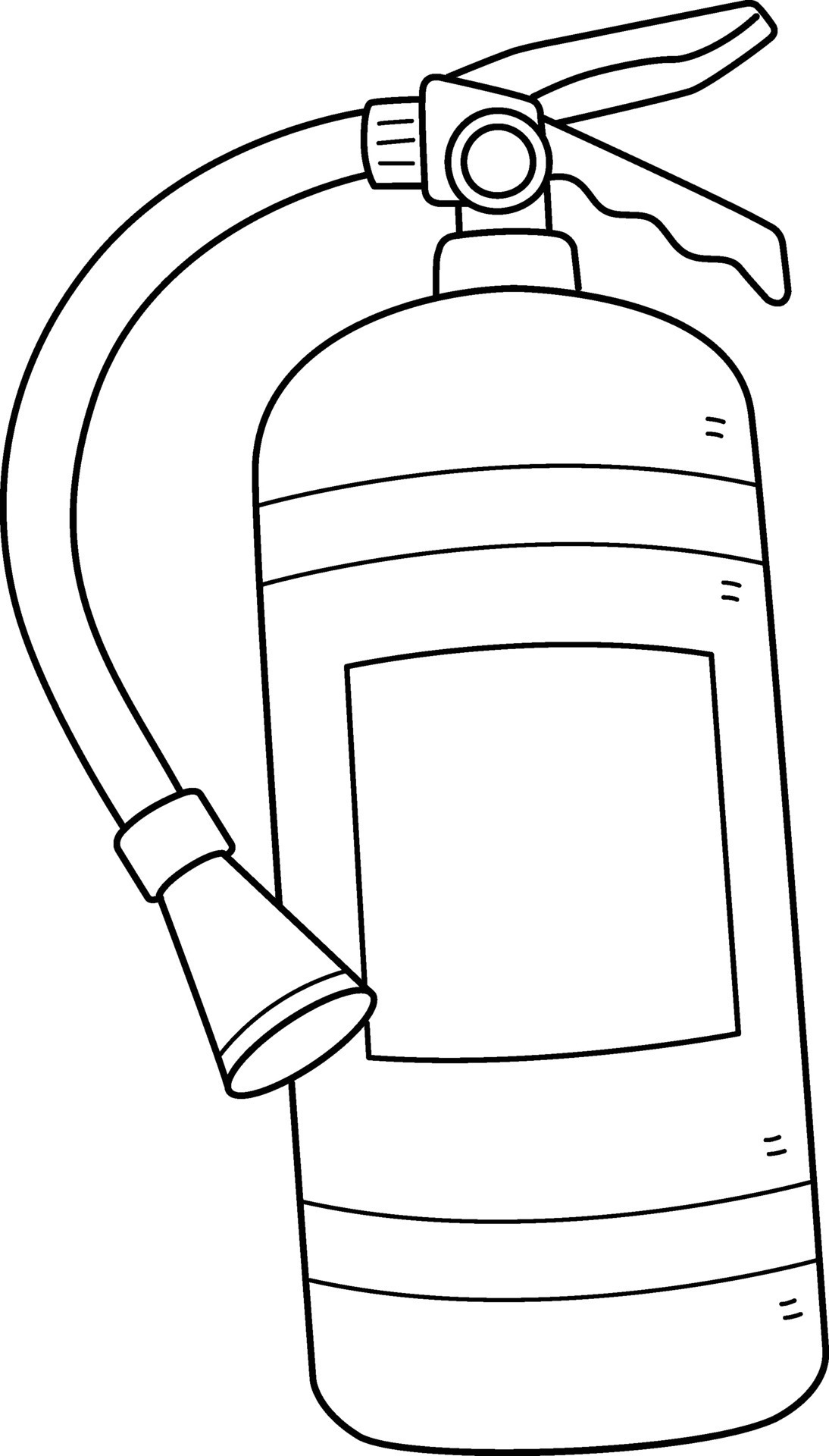 Fire Extinguisher Isolated Coloring Page for Kids 45389893 Vector Art ... Fire Extinguisher Isolated Coloring Page for Kids 45389893 Vector Art ...