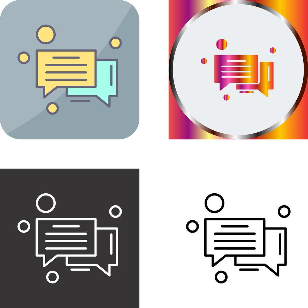 Message Bubble Icon Design 45393667 Vector Art at Vecteezy