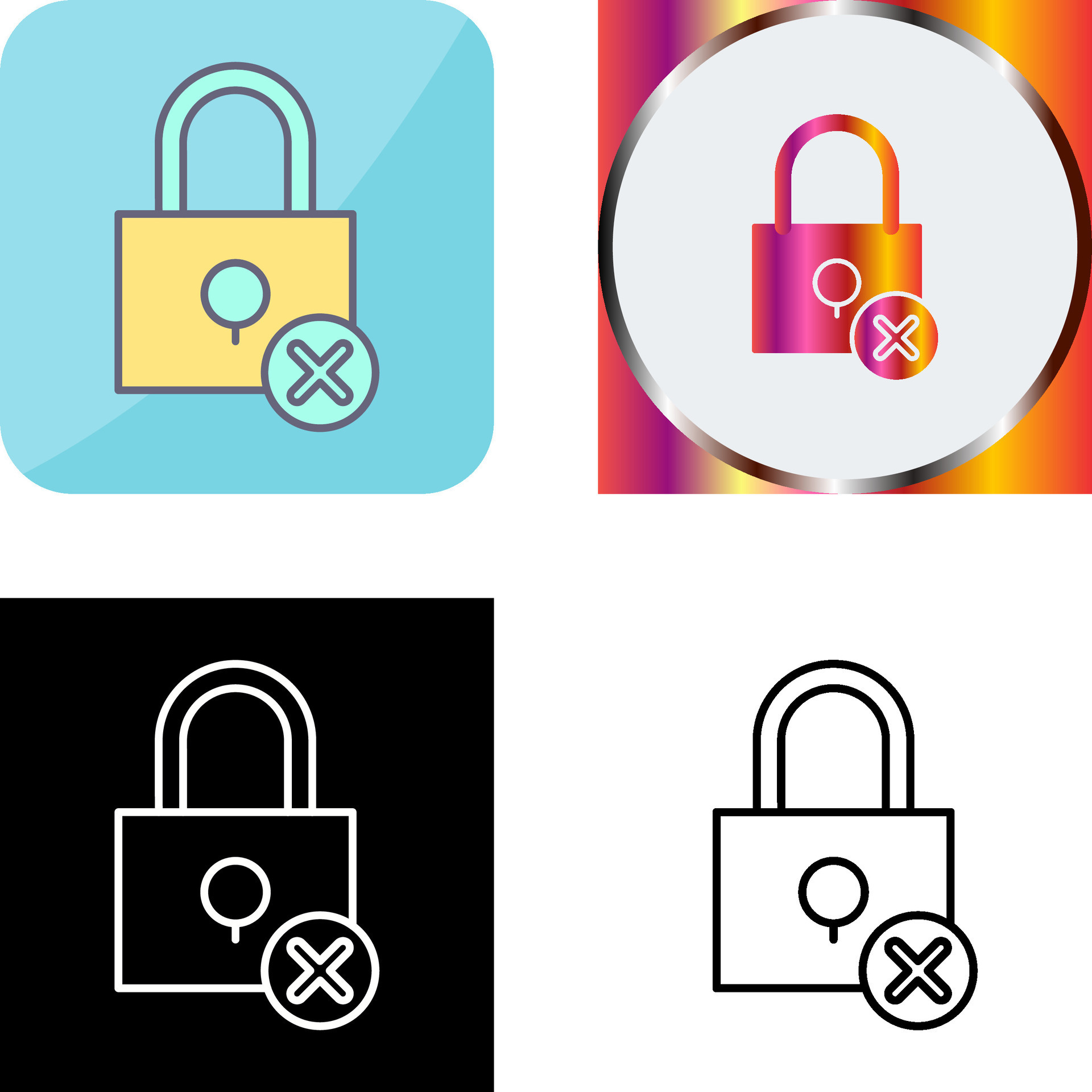 Insecure Icon Design 45394666 Vector Art At Vecteezy