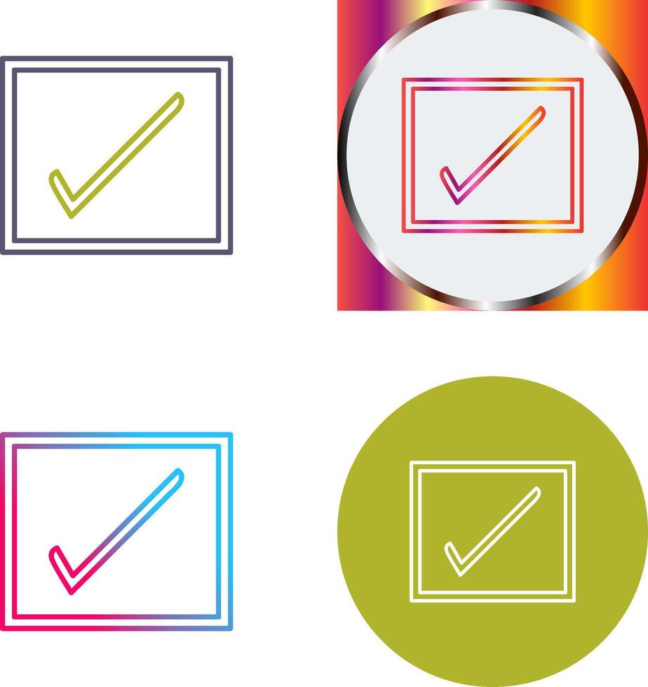 Checkbox Icon Design 45396467 Vector Art at Vecteezy