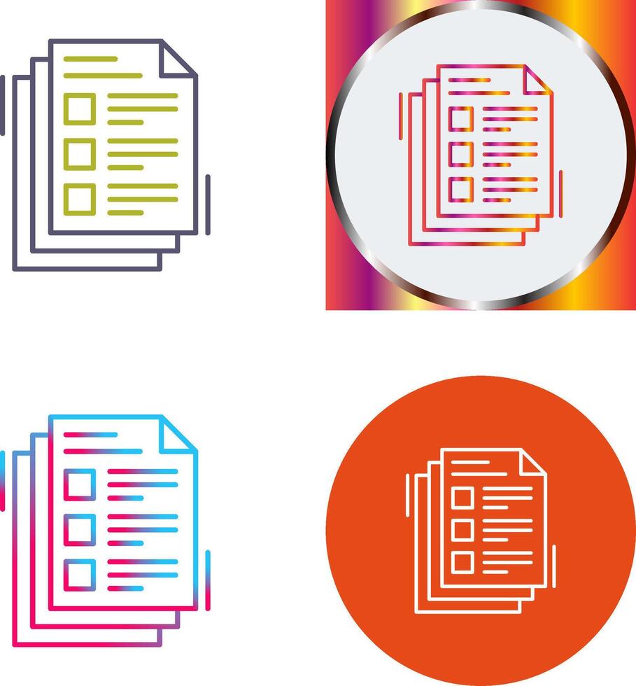 Notes Icon Design 45397082 Vector Art at Vecteezy