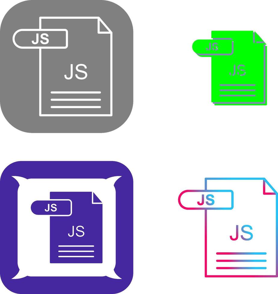 JS Icon Design 45399875 Vector Art at Vecteezy