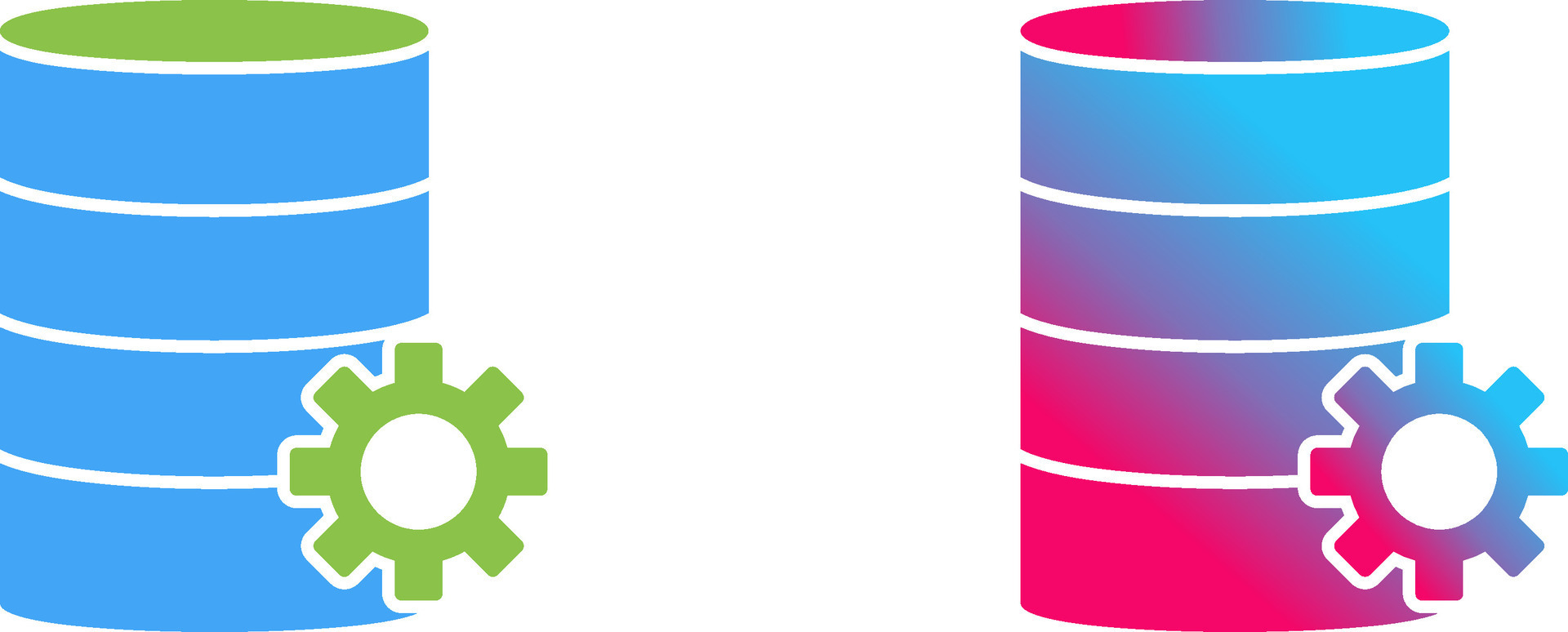 Unique Database Management Icon Design 45404726 Vector Art at Vecteezy